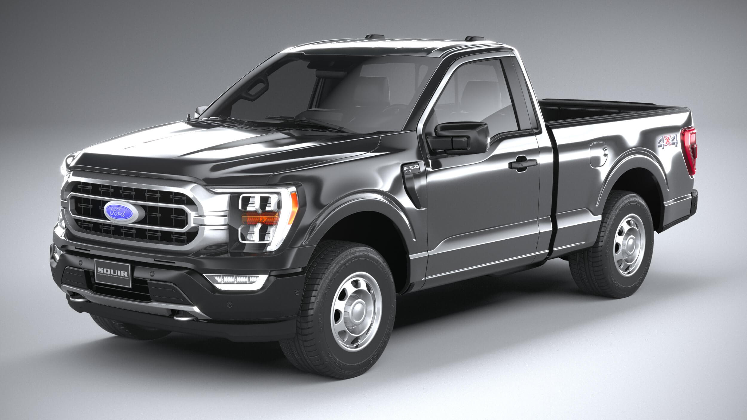 Ford F-150 Base 2022 3D Model by SQUIR
