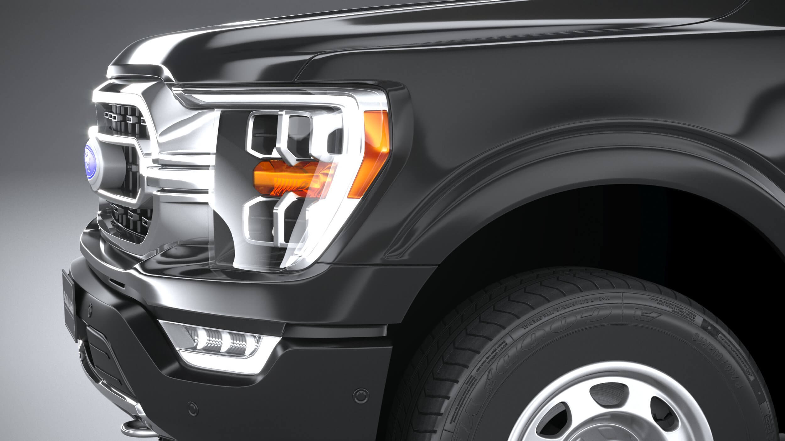 Ford F-150 Base 2022 3D Model by SQUIR