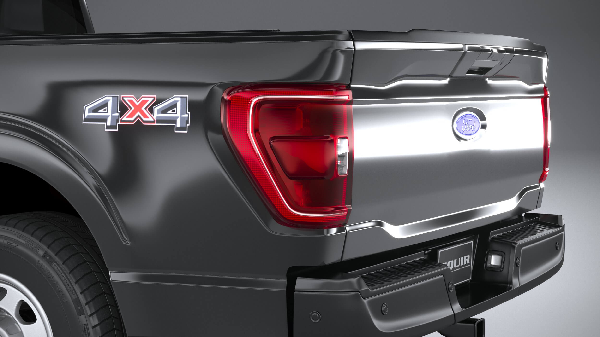 Ford F-150 Base 2022 3D Model by SQUIR