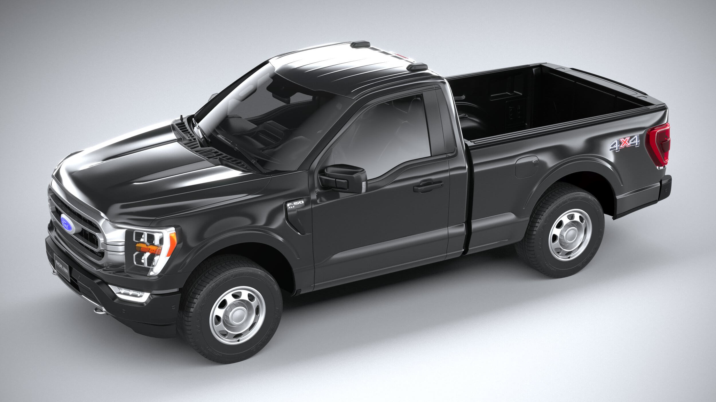 Ford F-150 Base 2022 3D Model by SQUIR