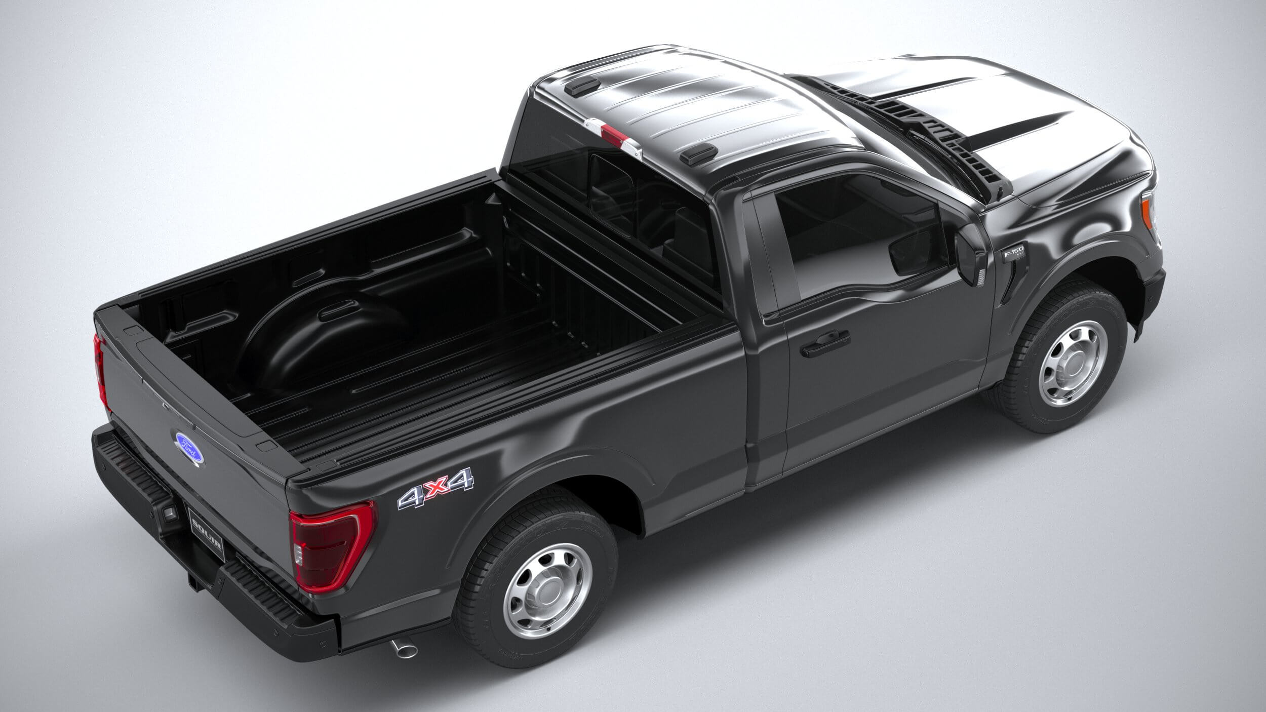 Ford F-150 Base 2022 3D Model by SQUIR