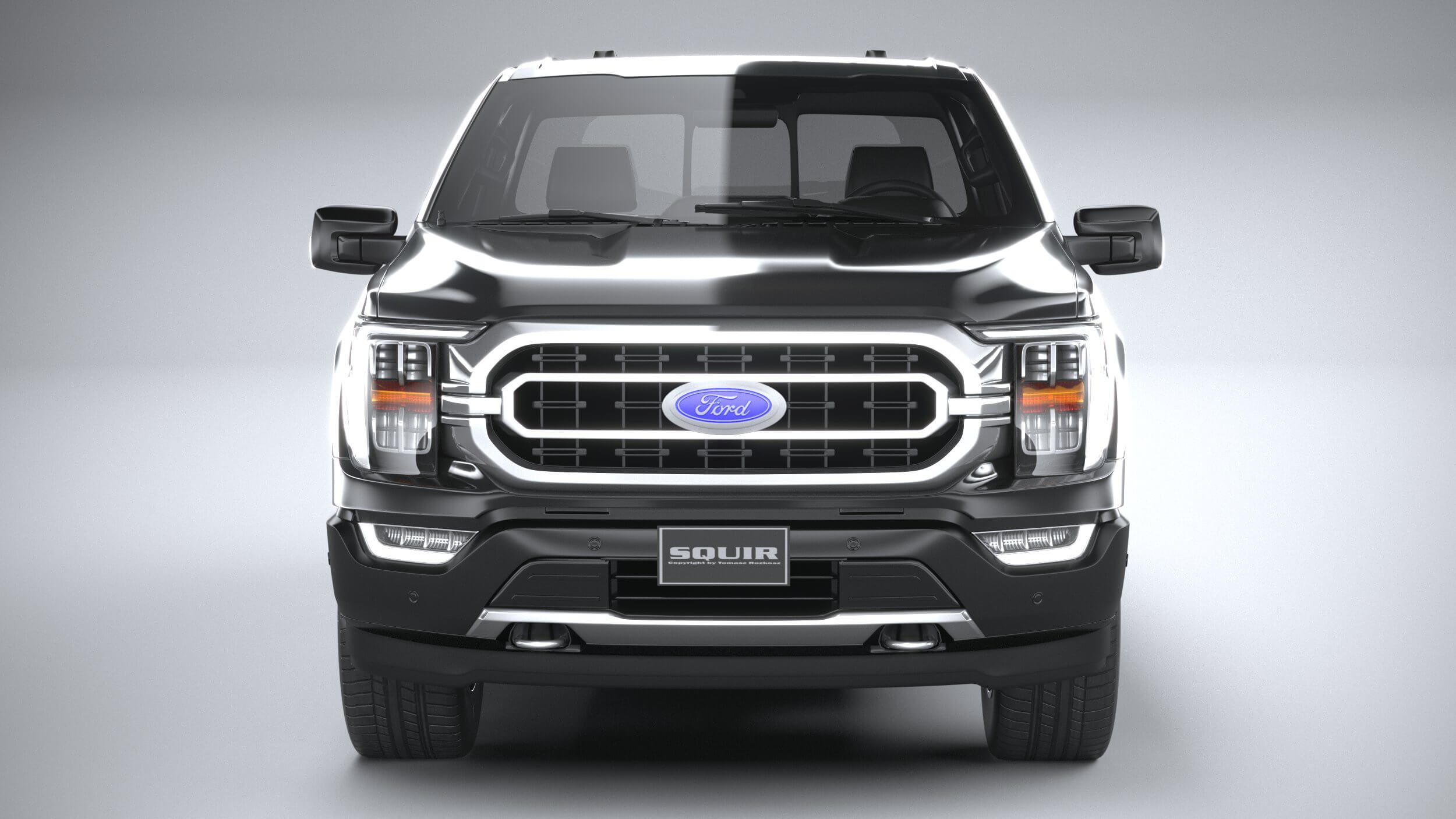 Ford F-150 Base 2022 3D Model by SQUIR