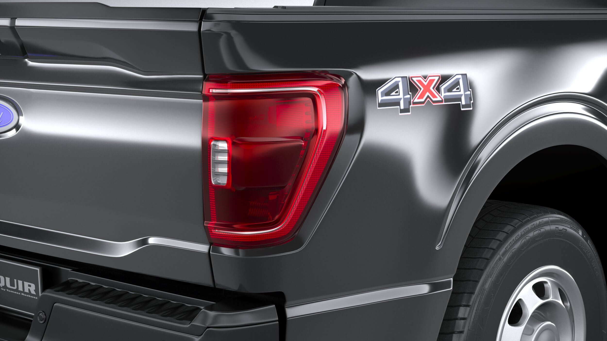 Ford F-150 Base 2022 3D Model by SQUIR