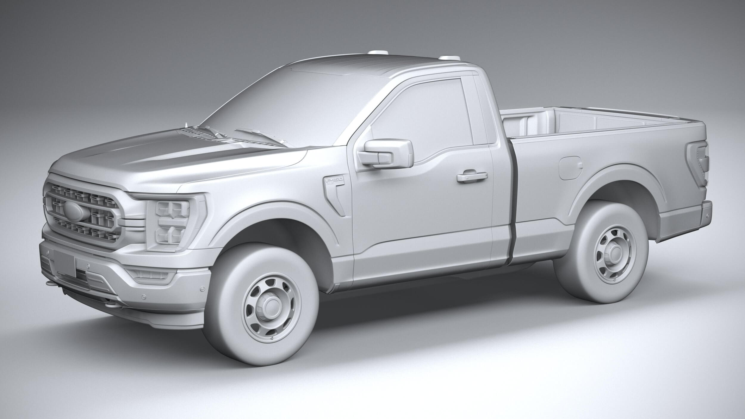 Ford F-150 Base 2022 3D Model by SQUIR