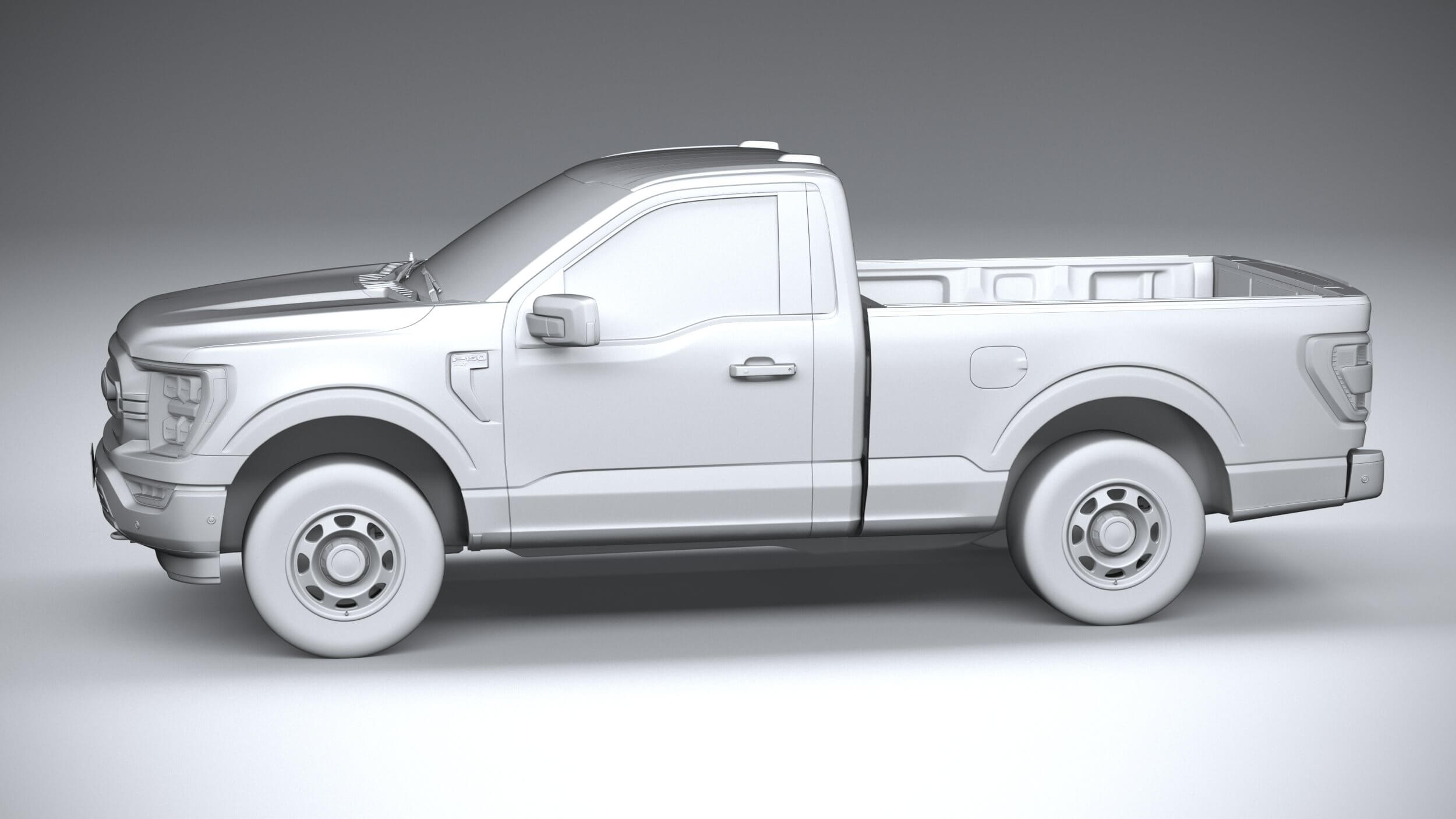Ford F-150 Base 2022 3D Model by SQUIR