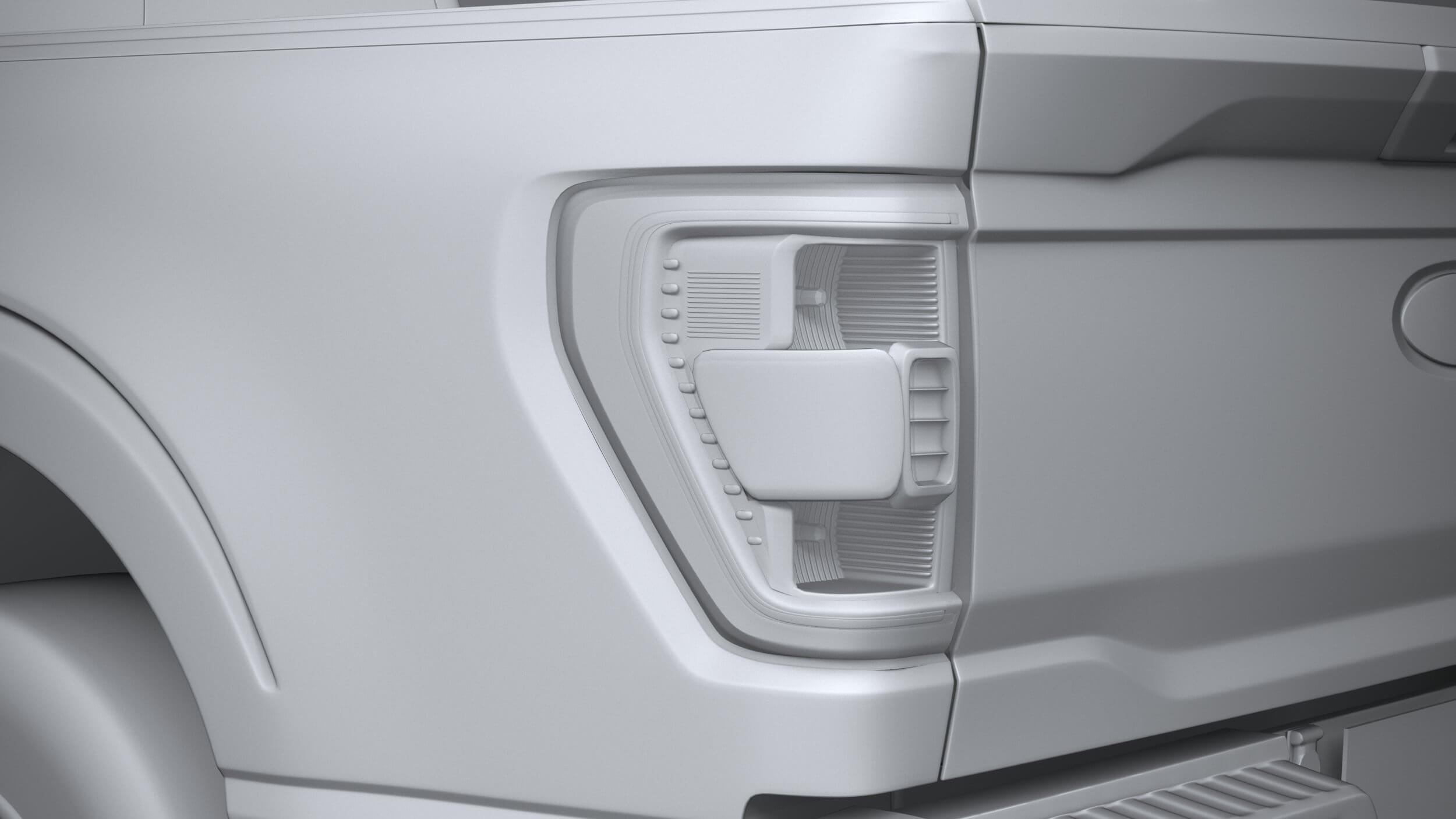 Ford F-150 Base 2022 3D Model by SQUIR