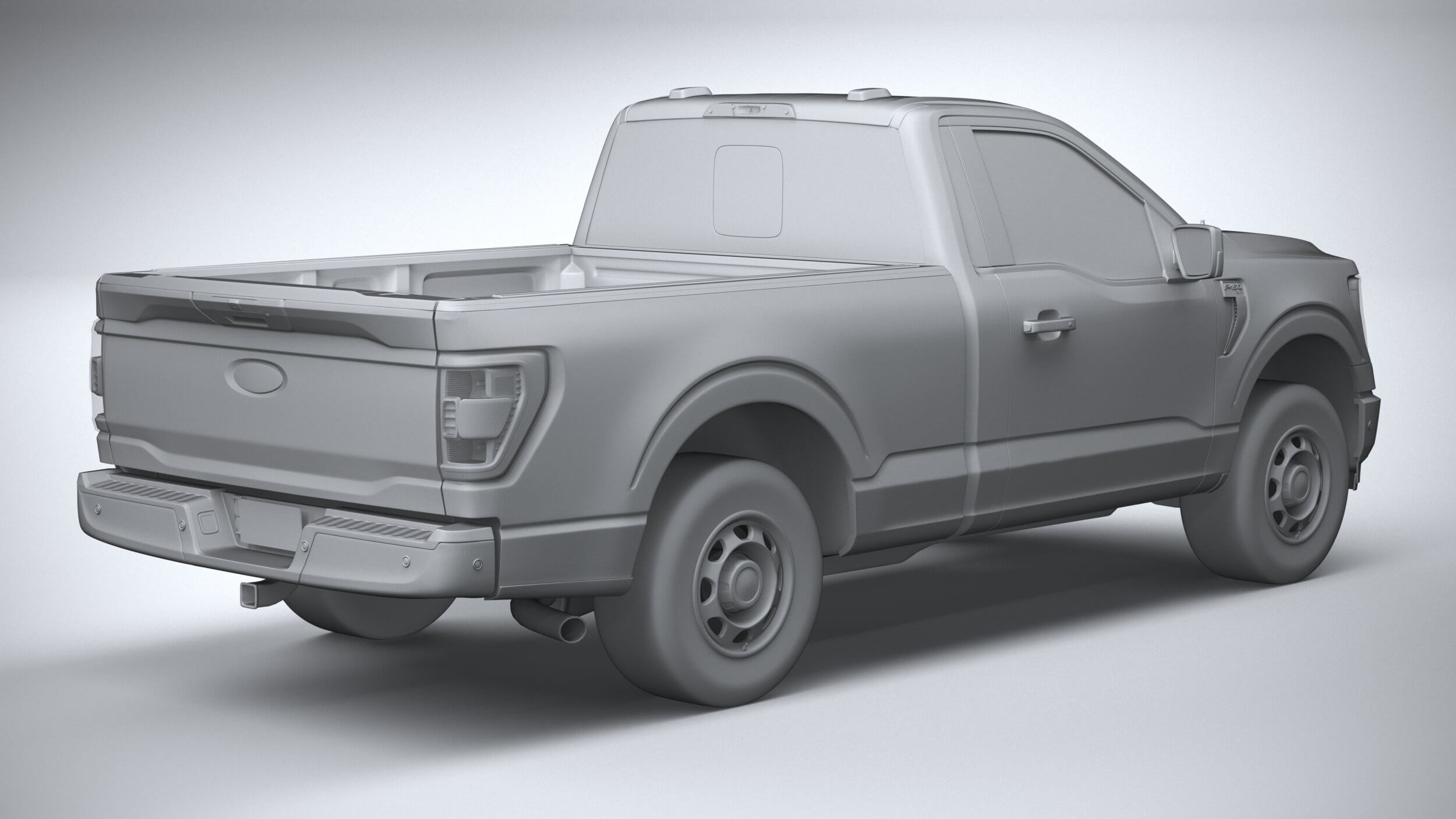 Ford F-150 Base 2022 3D Model by SQUIR