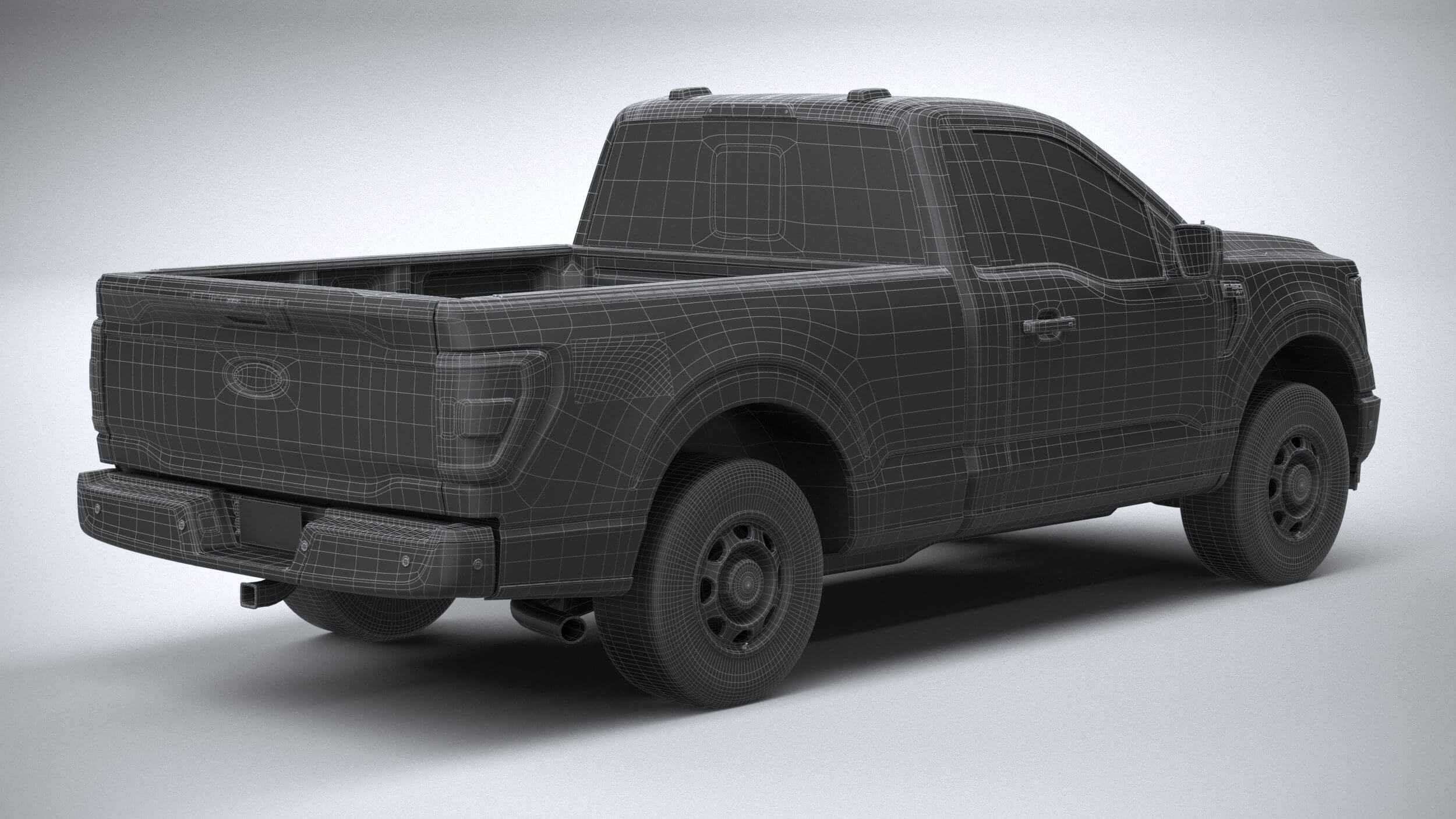 Ford F-150 Base 2022 3D Model by SQUIR