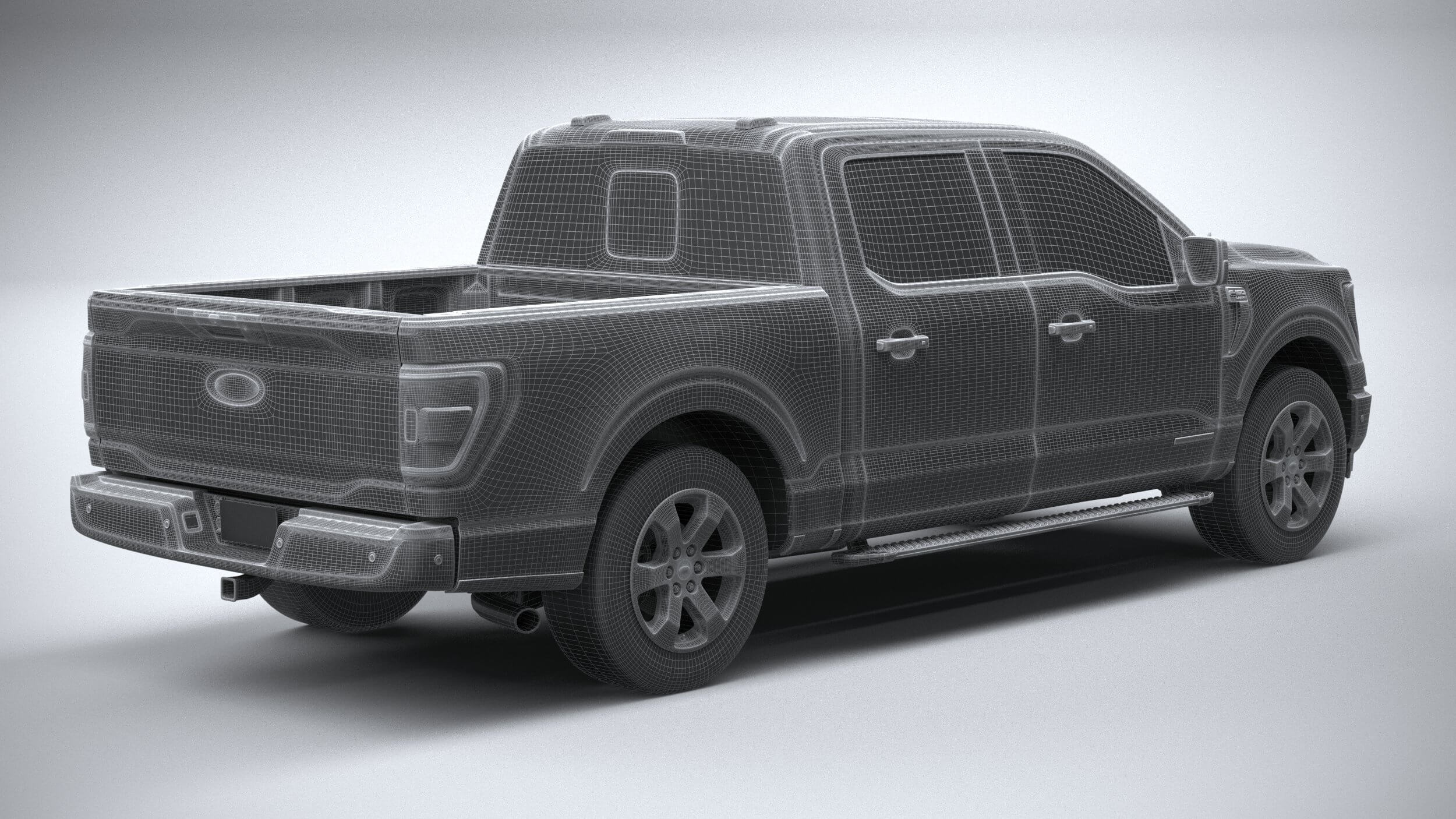 Ford F-150 Lariat 2021 3D Model by SQUIR
