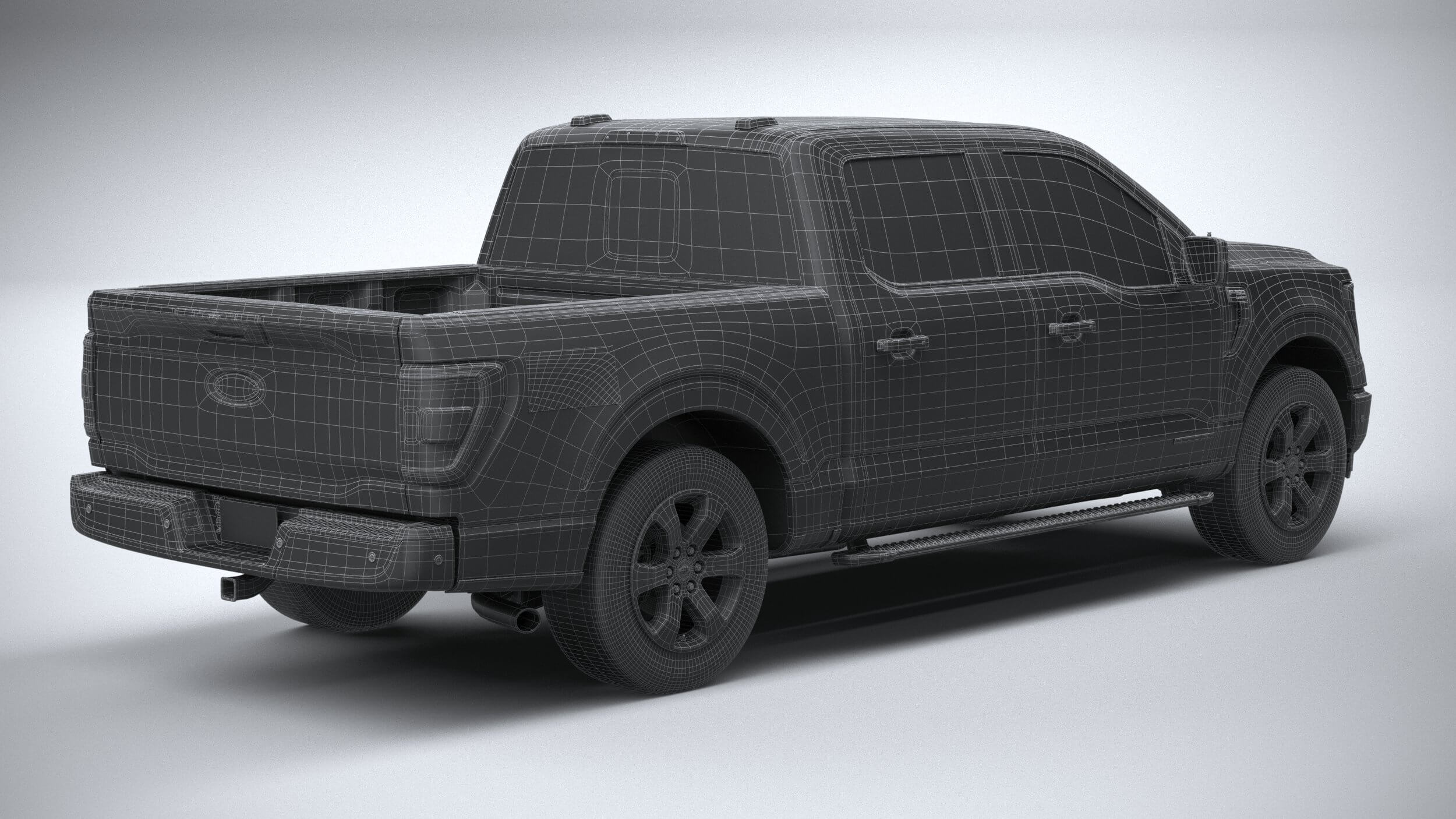 Ford F-150 Lariat 2021 3D Model by SQUIR