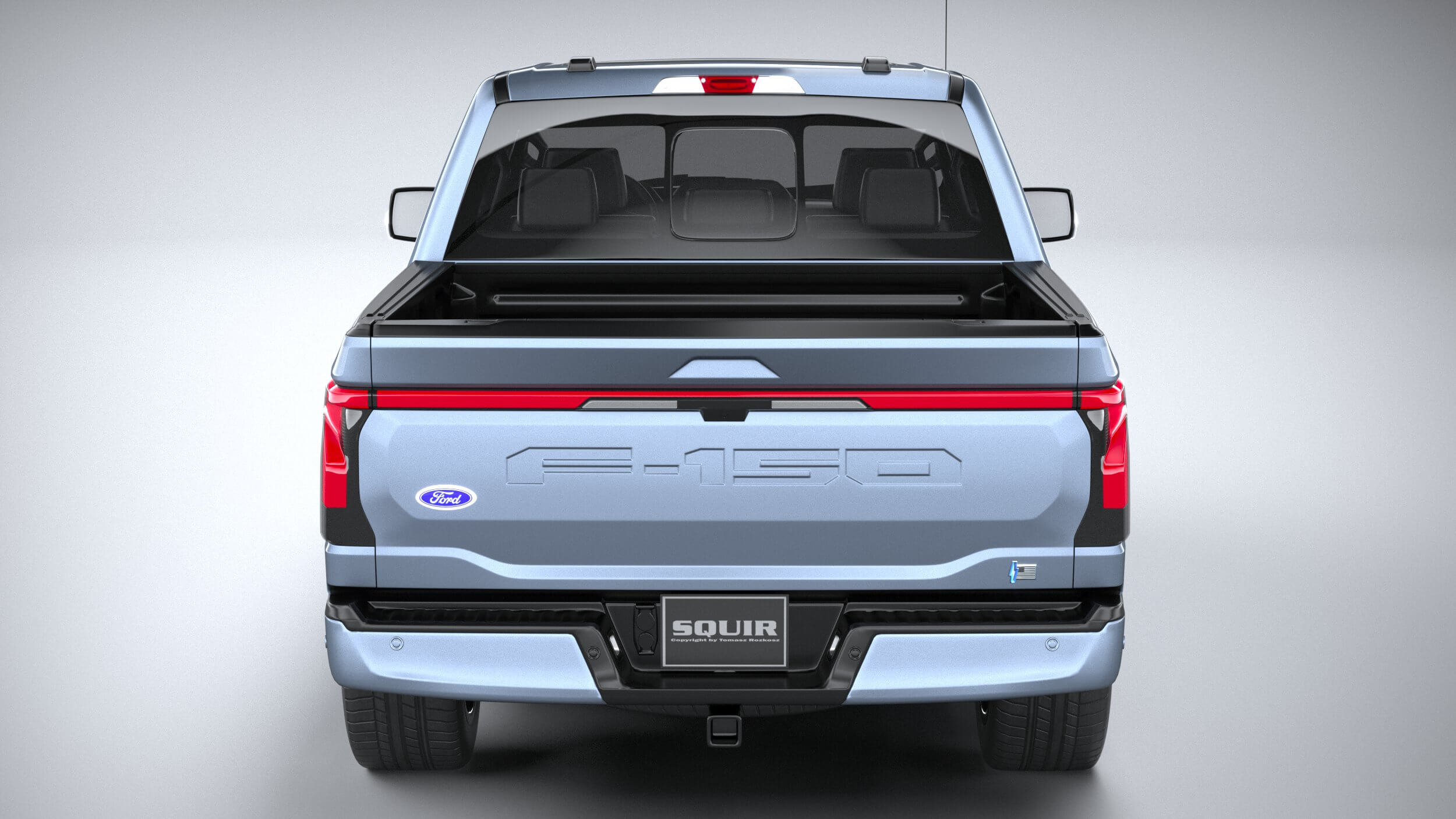Ford F-150 Lightning 2022 3D Model by SQUIR