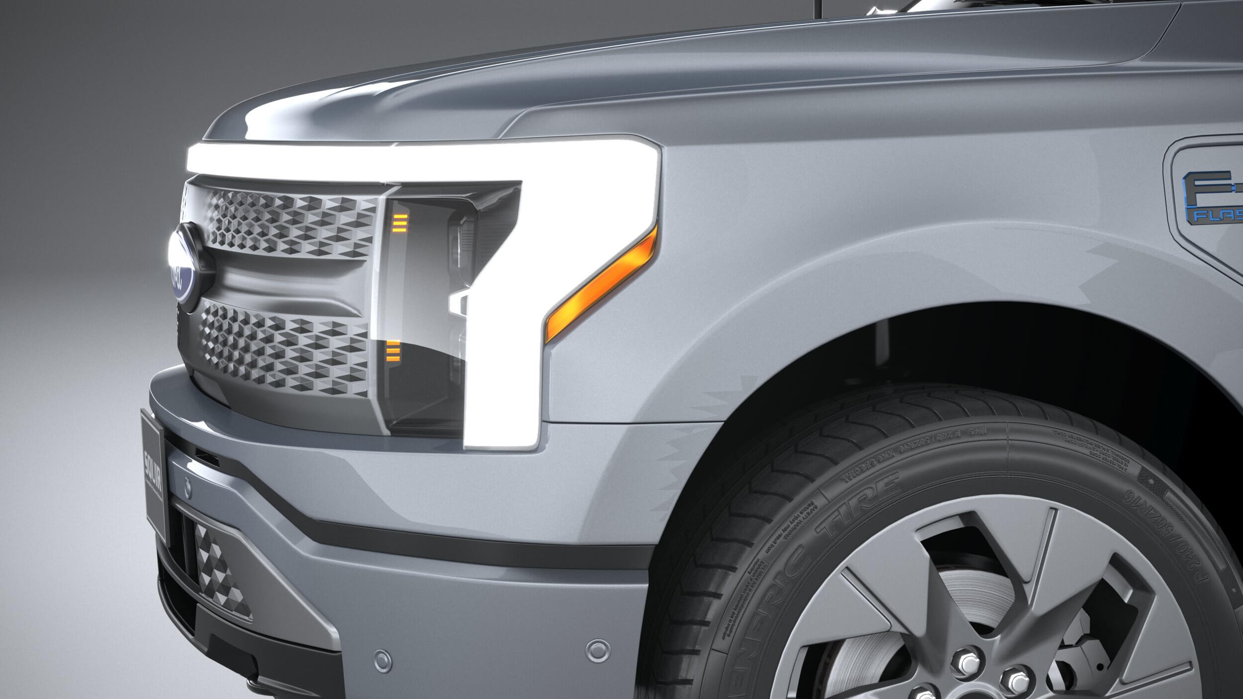 Ford F-150 Lightning Flash 2024 3D Model by SQUIR