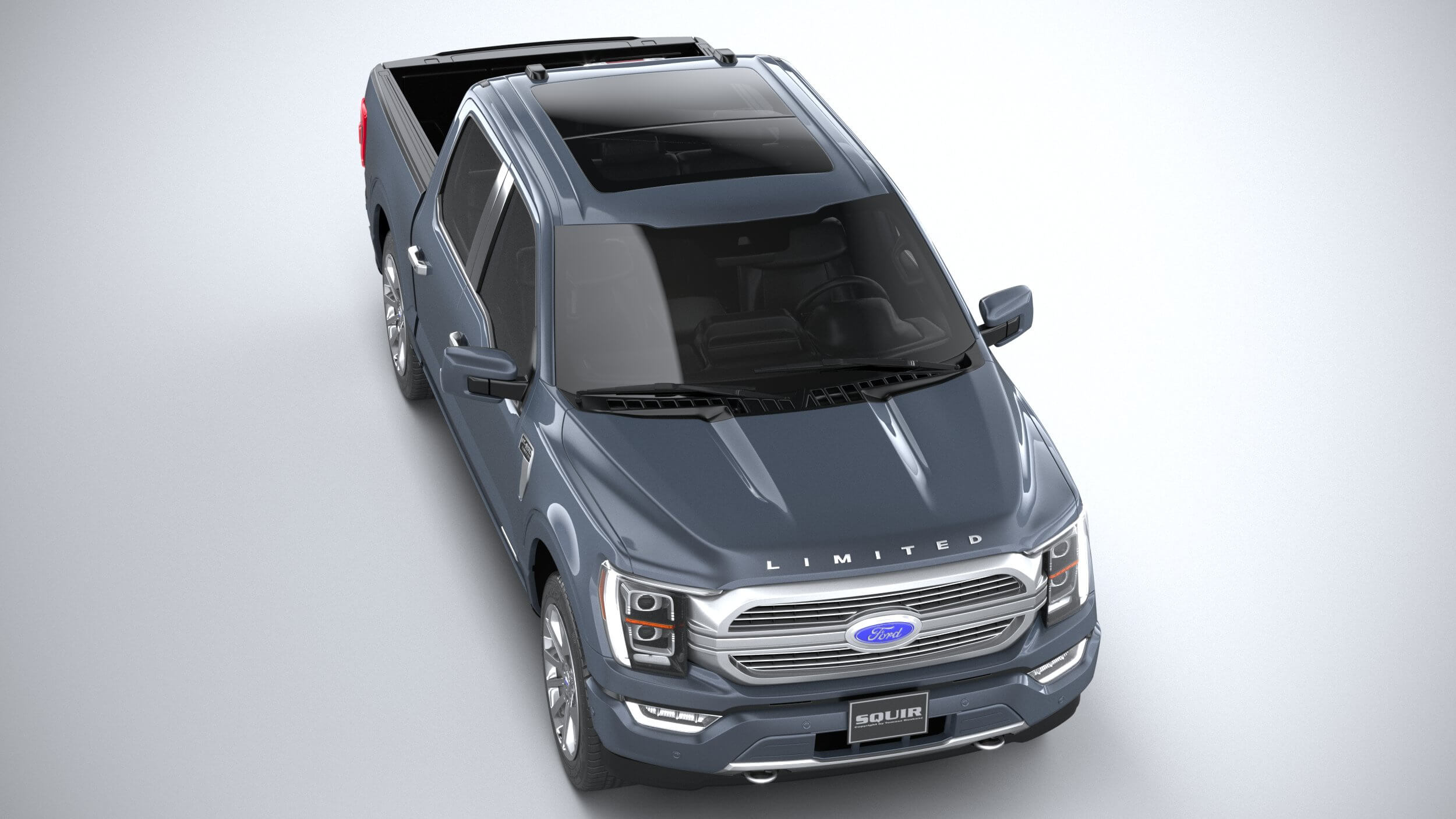 Ford F-150 Limited 2021 3D Model by SQUIR