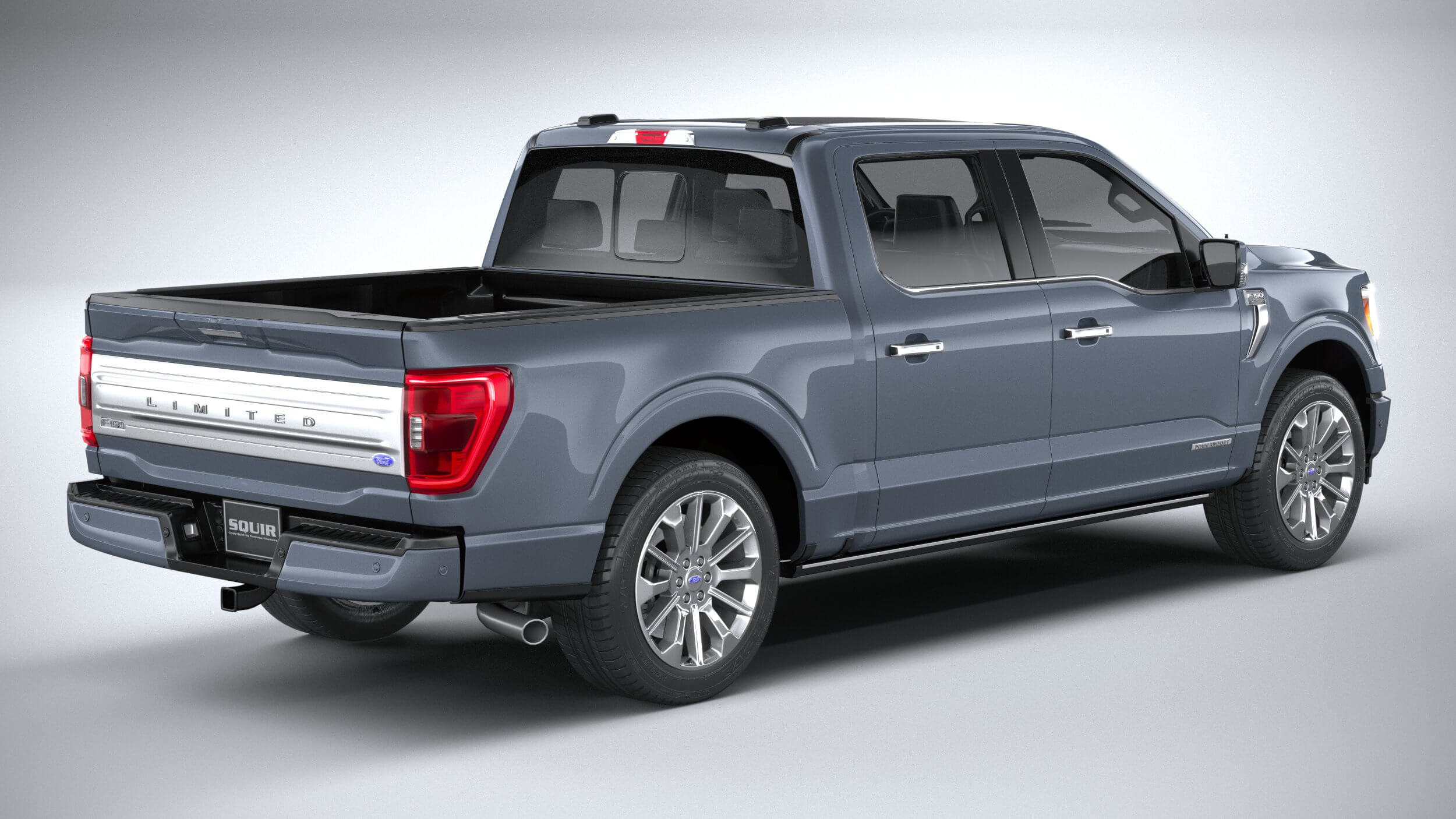 Ford F-150 Limited 2021 3D Model by SQUIR