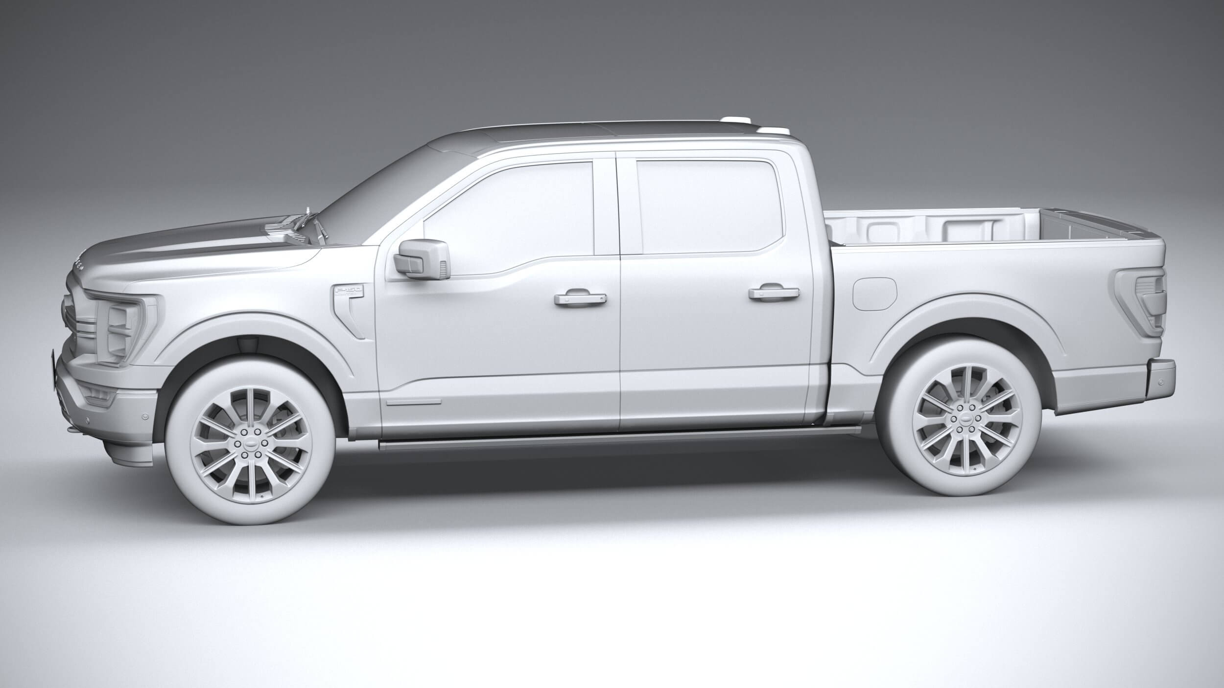 Ford F-150 Limited 2021 3D Model by SQUIR