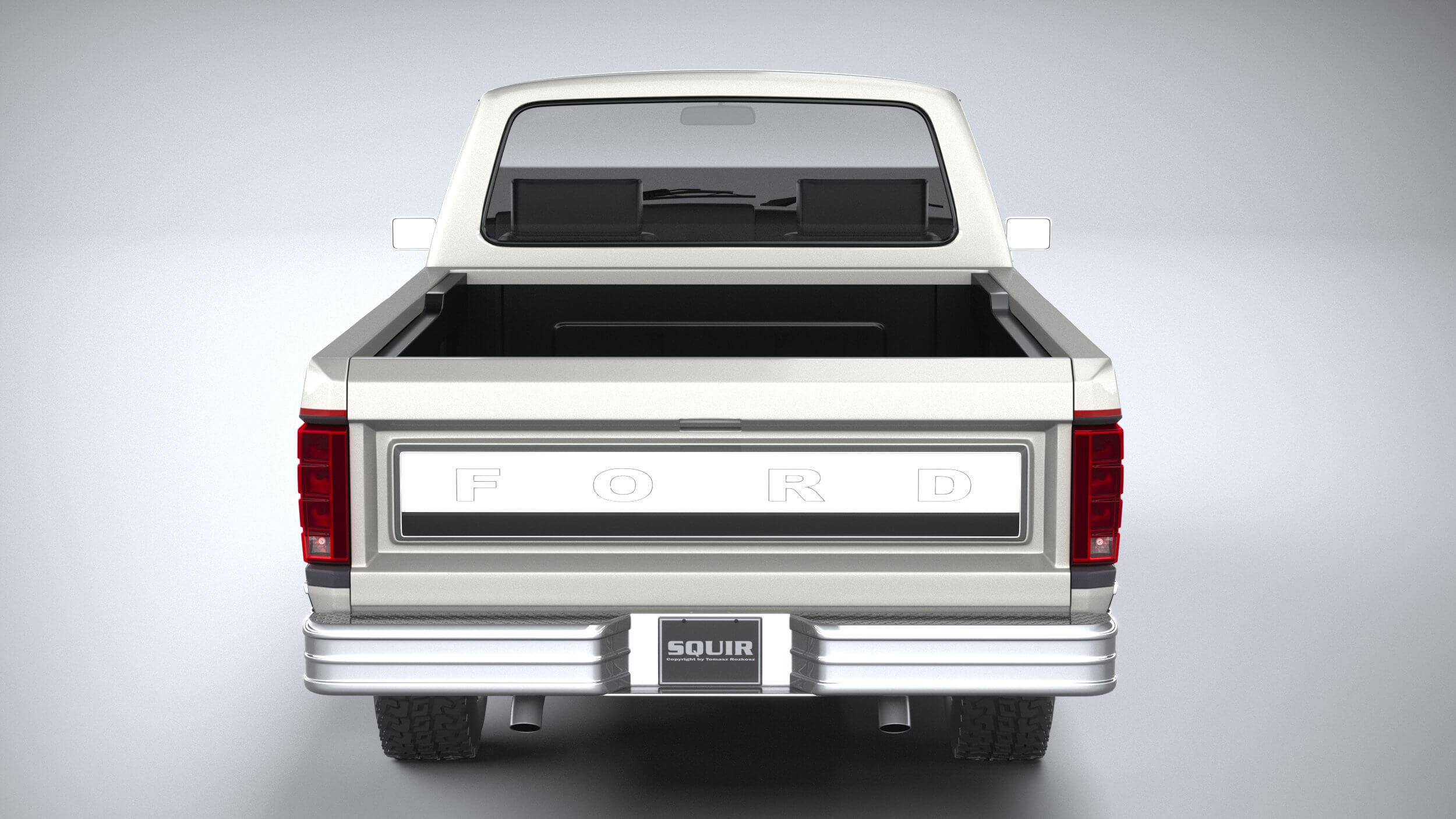 Ford F-150 Ranger 1980 3D Model by SQUIR