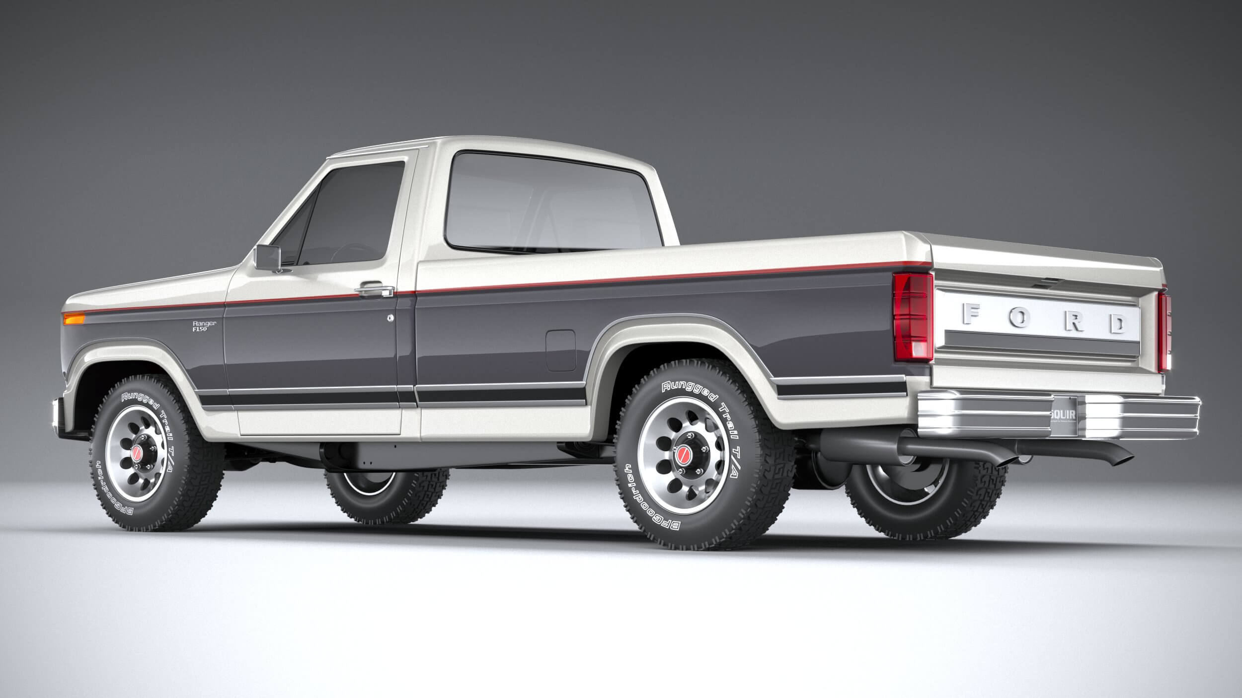 Ford F-150 Ranger 1980 3D Model by SQUIR