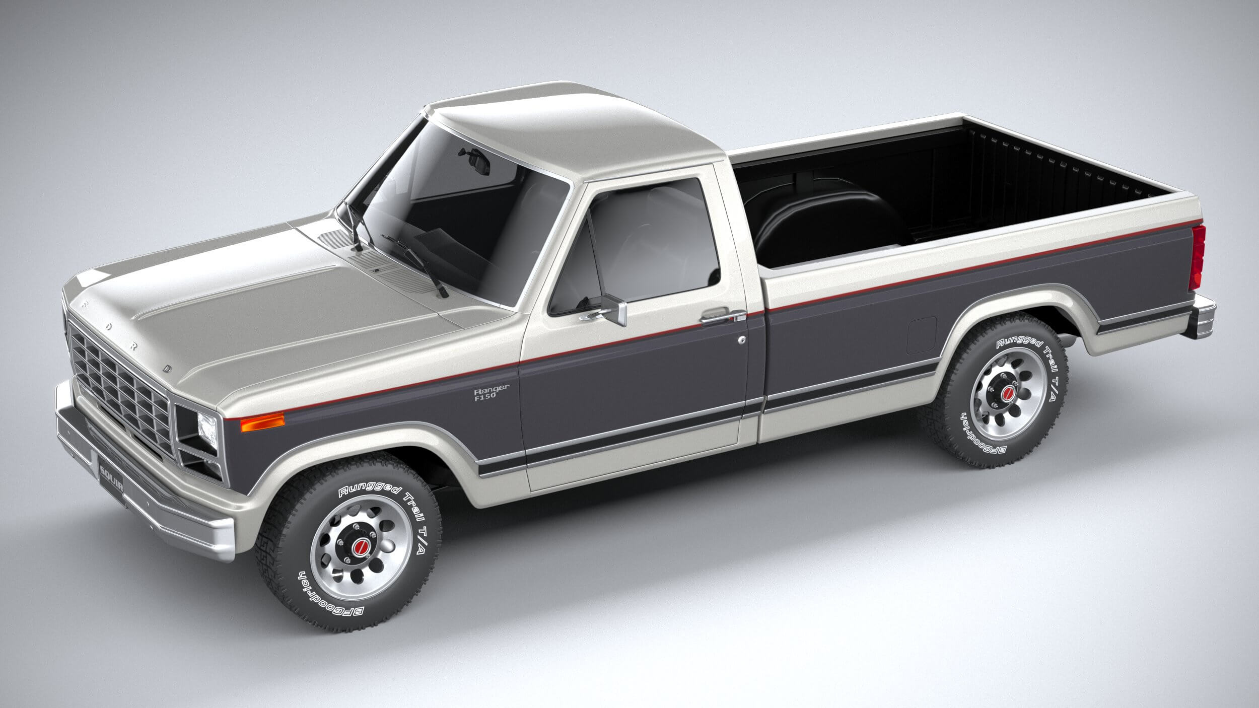 Ford F-150 Ranger 1980 3D Model by SQUIR