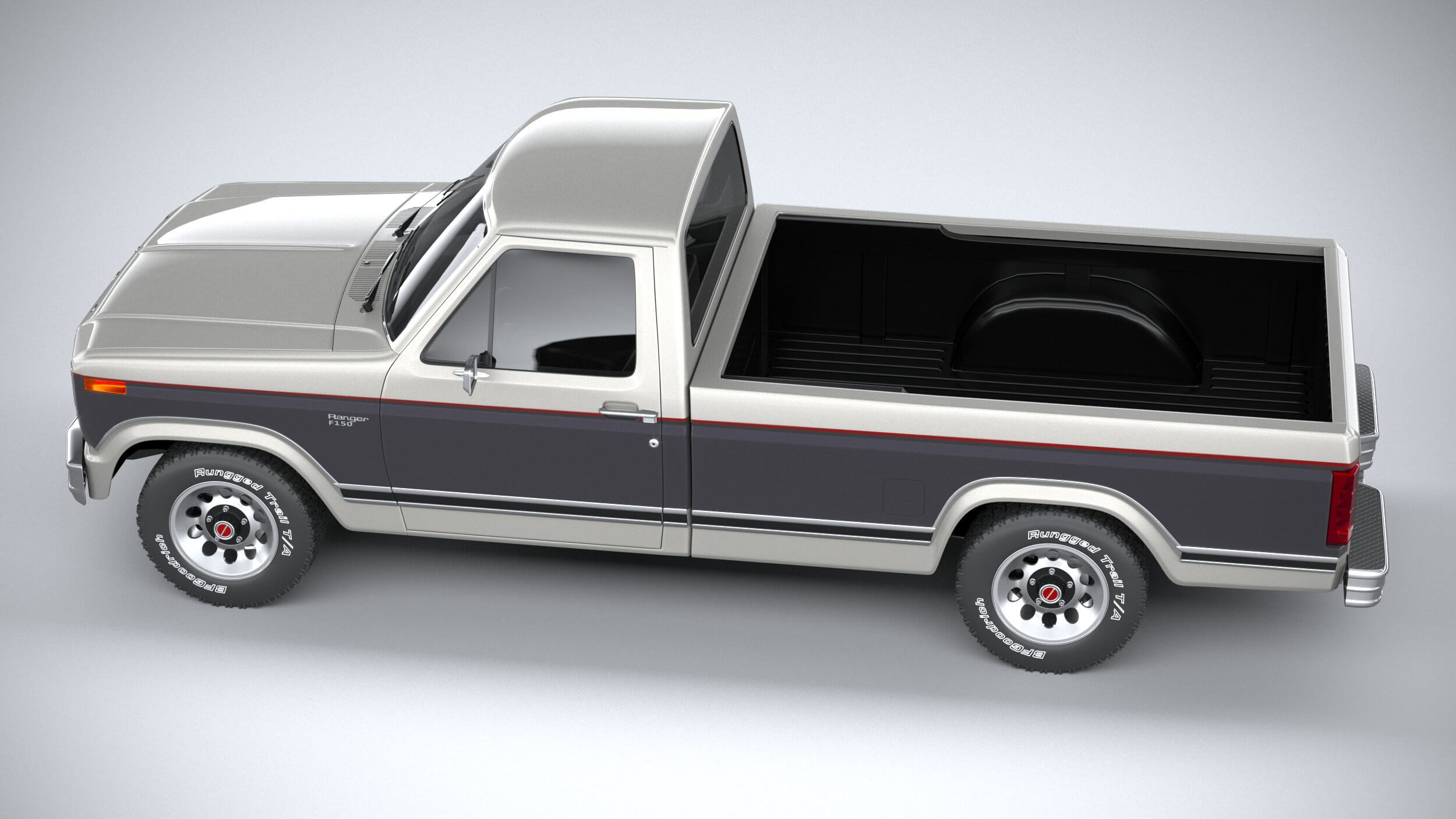 Ford F-150 Ranger 1980 3D Model by SQUIR