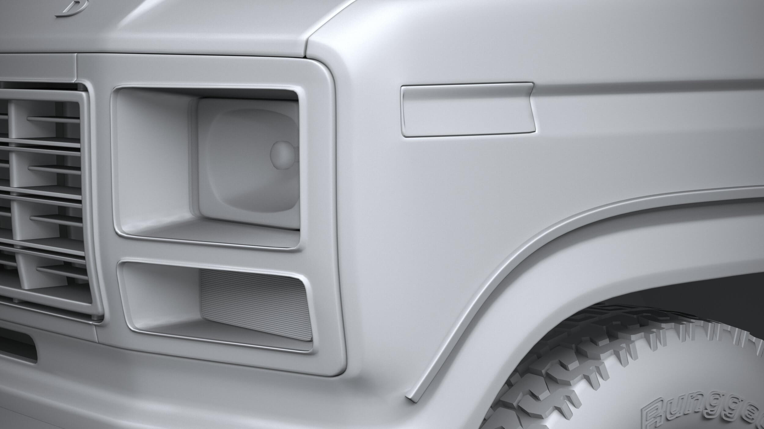 Ford F-150 Ranger 1980 3D Model by SQUIR