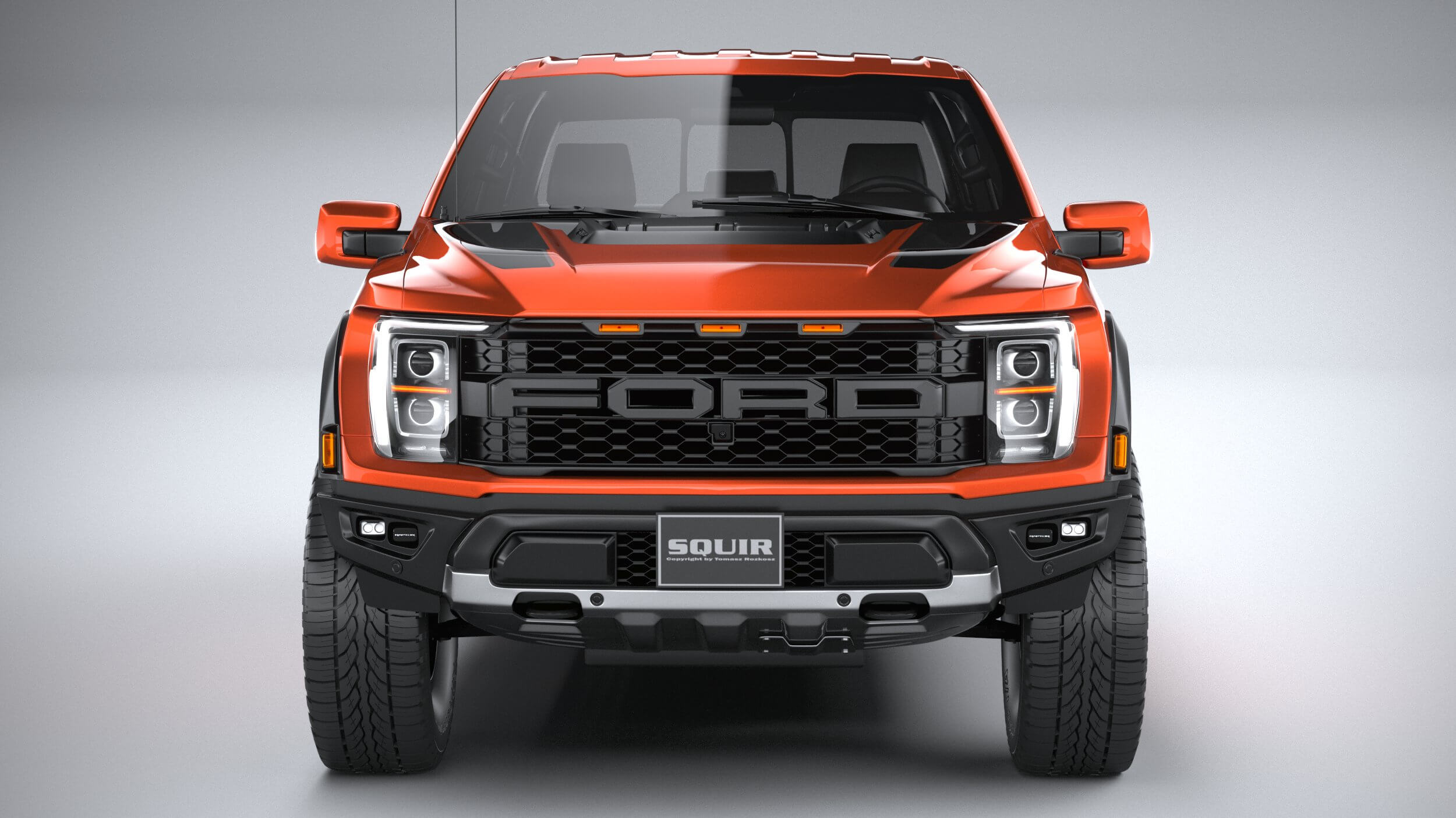 Ford F-150 Raptor 2021 3D Model by SQUIR