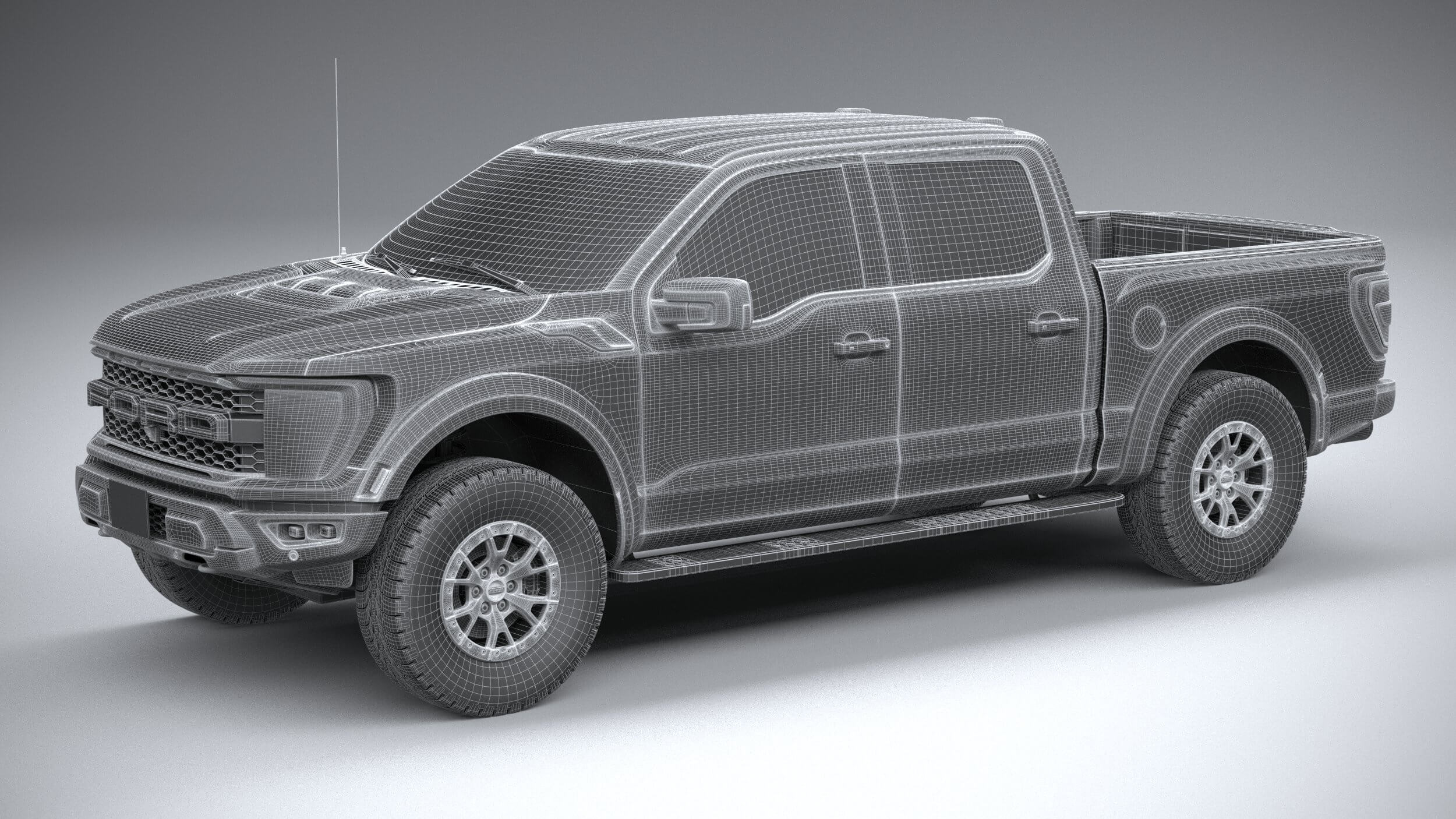 Ford F-150 Raptor 2021 3D Model by SQUIR