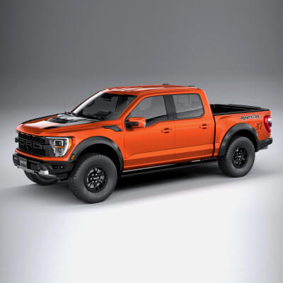 Ford F-150 Raptor 2021 3D Model by SQUIR