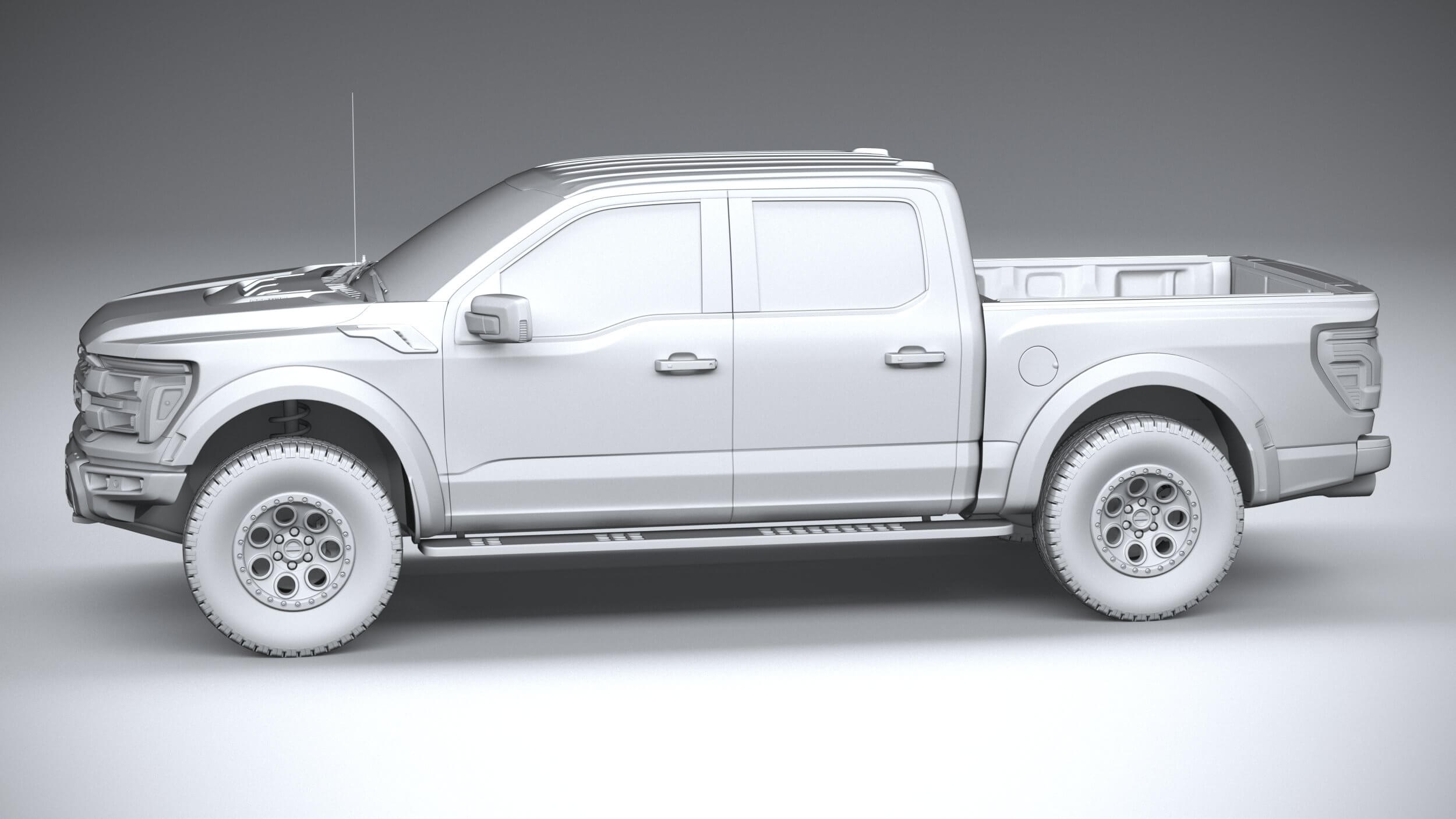 Ford F-150 Raptor 2024 3D Model by SQUIR