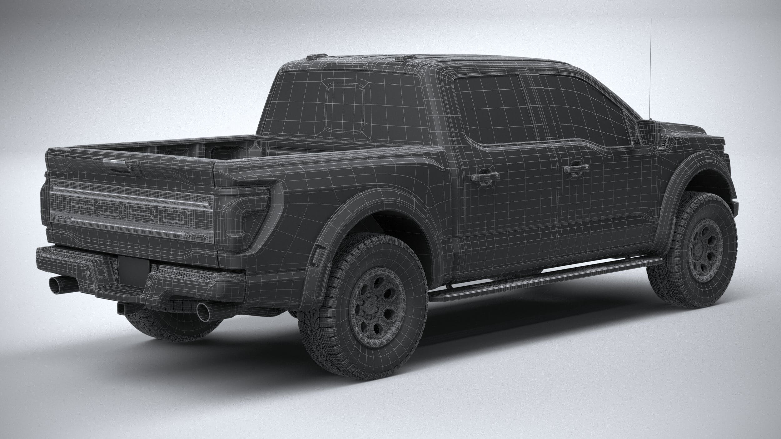 Ford F-150 Raptor 2024 3D Model by SQUIR