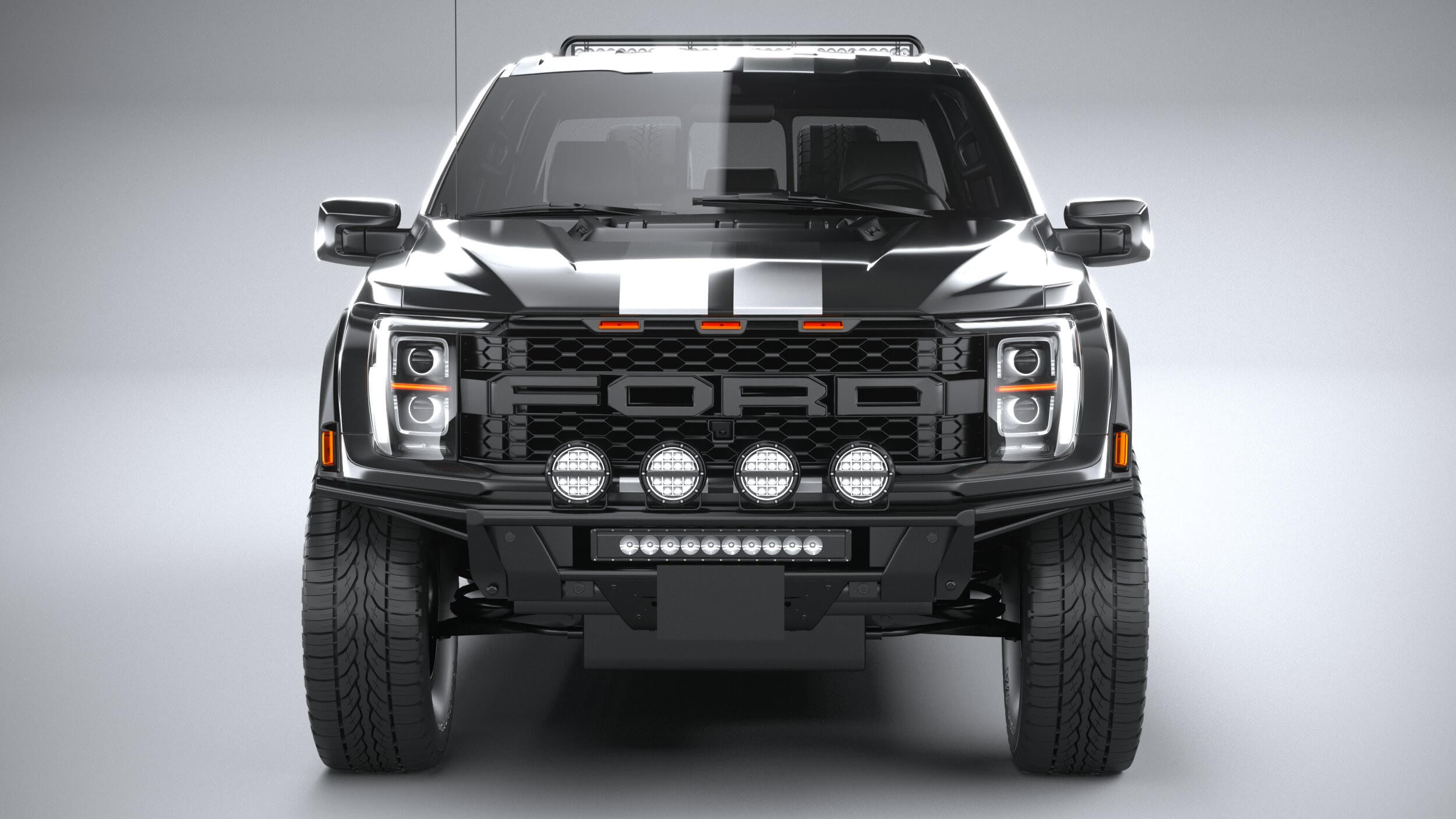 Ford F-150 Raptor R 2023 3D Model by SQUIR