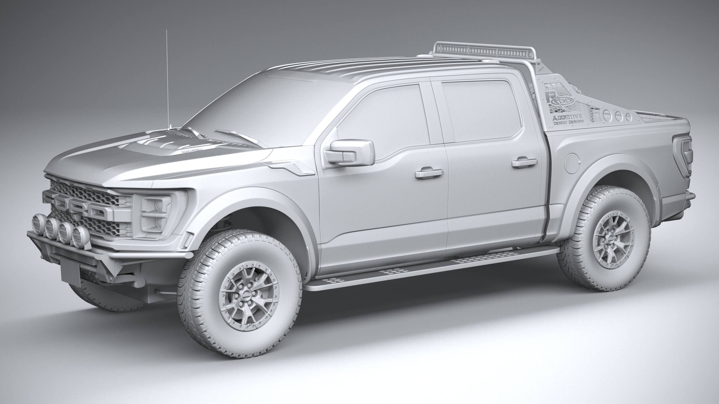 Ford F-150 Raptor R 2023 3D Model by SQUIR