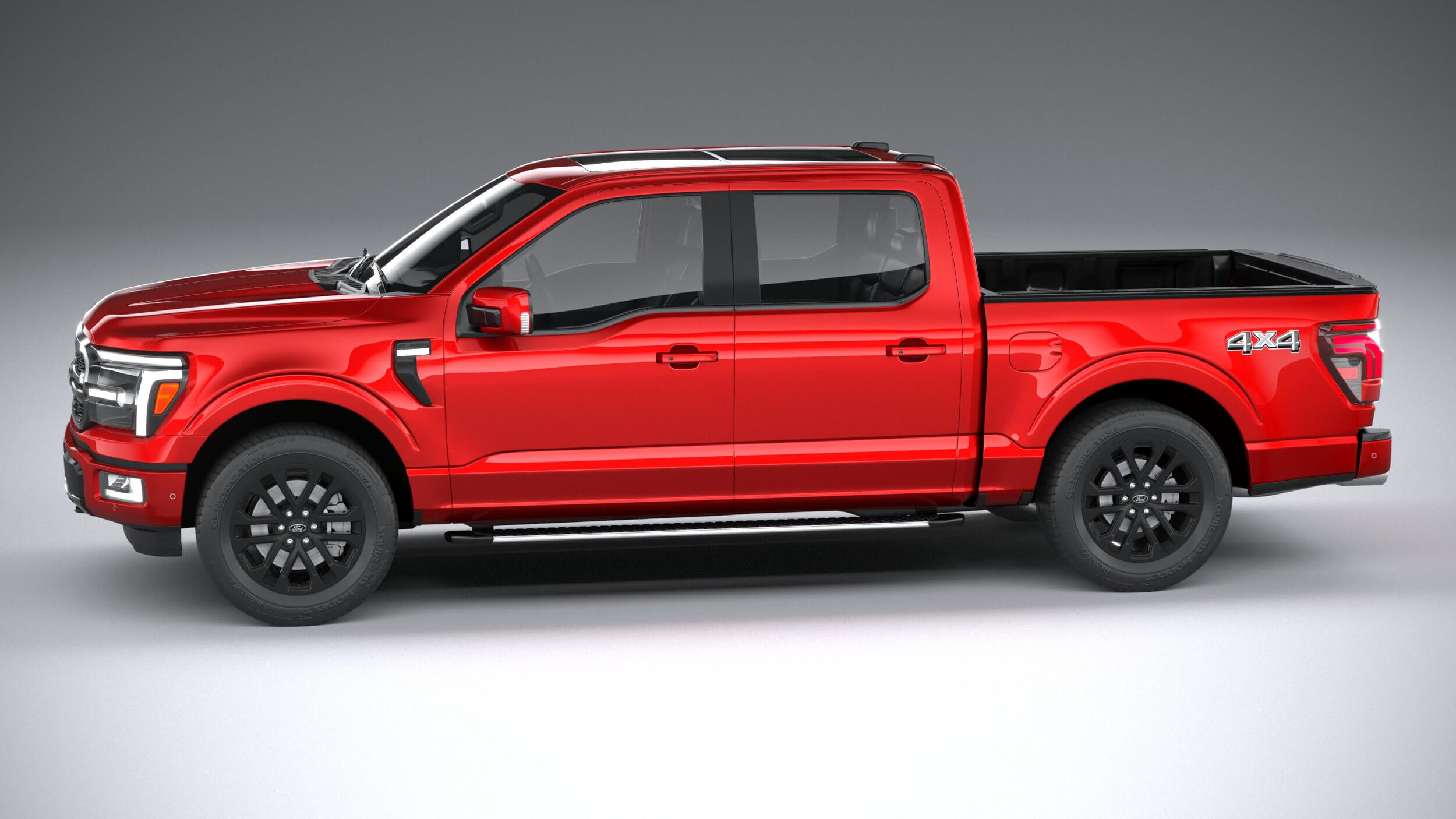 Ford F-150 Regular 2024 3D Model by SQUIR