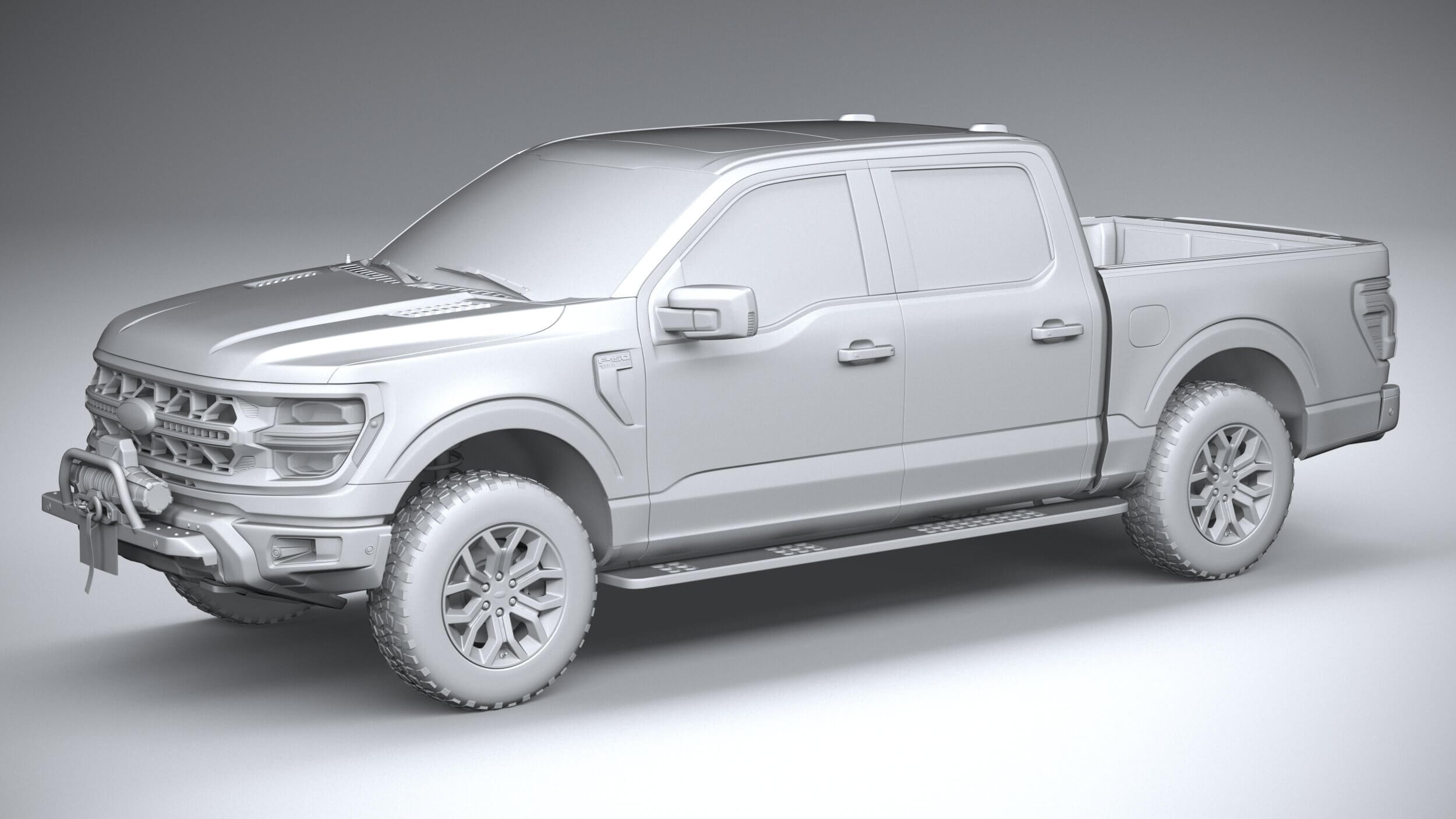 Ford F-150 Tremor 2024 3D Model by SQUIR