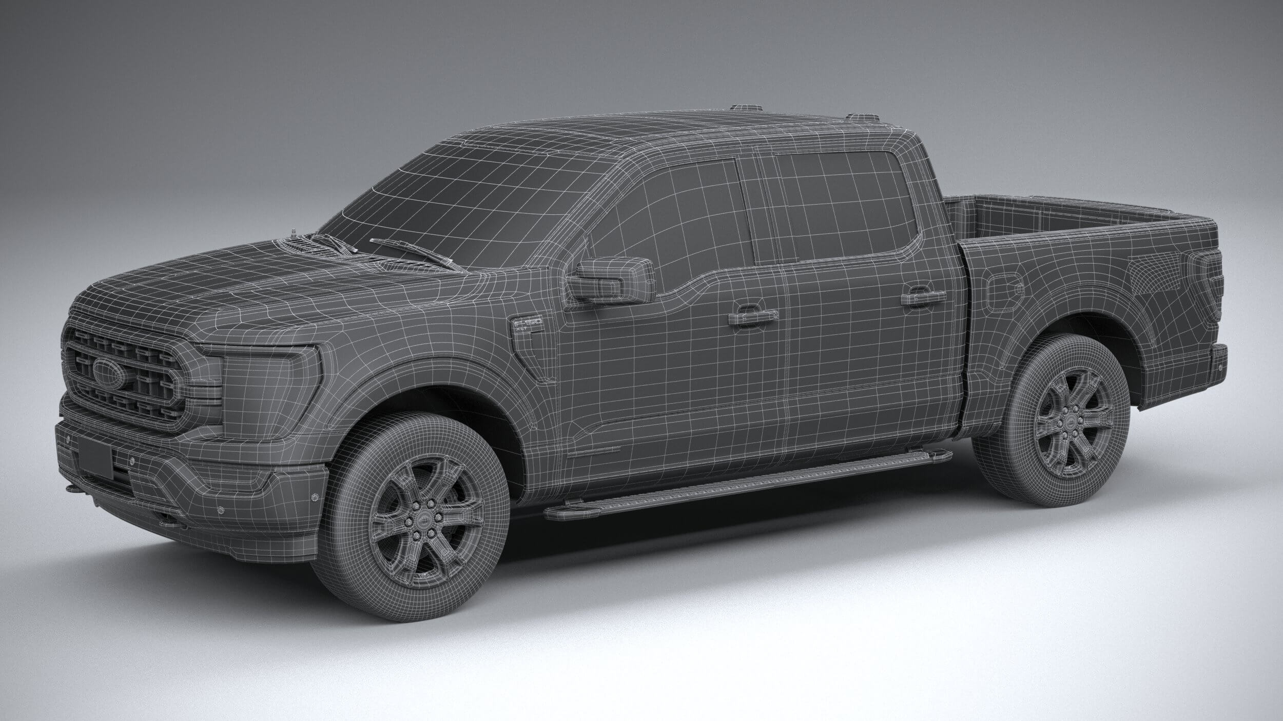Ford F-150 XLT 2021 3D Model by SQUIR