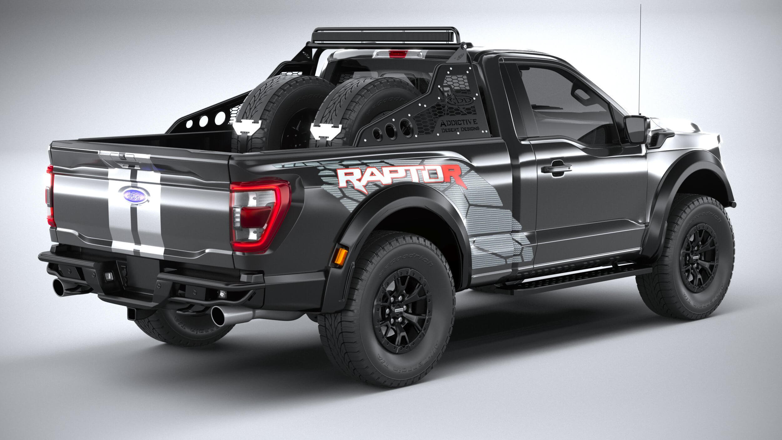 Ford F150 Raptor R 2023 Short - 3D Model by SQUIR