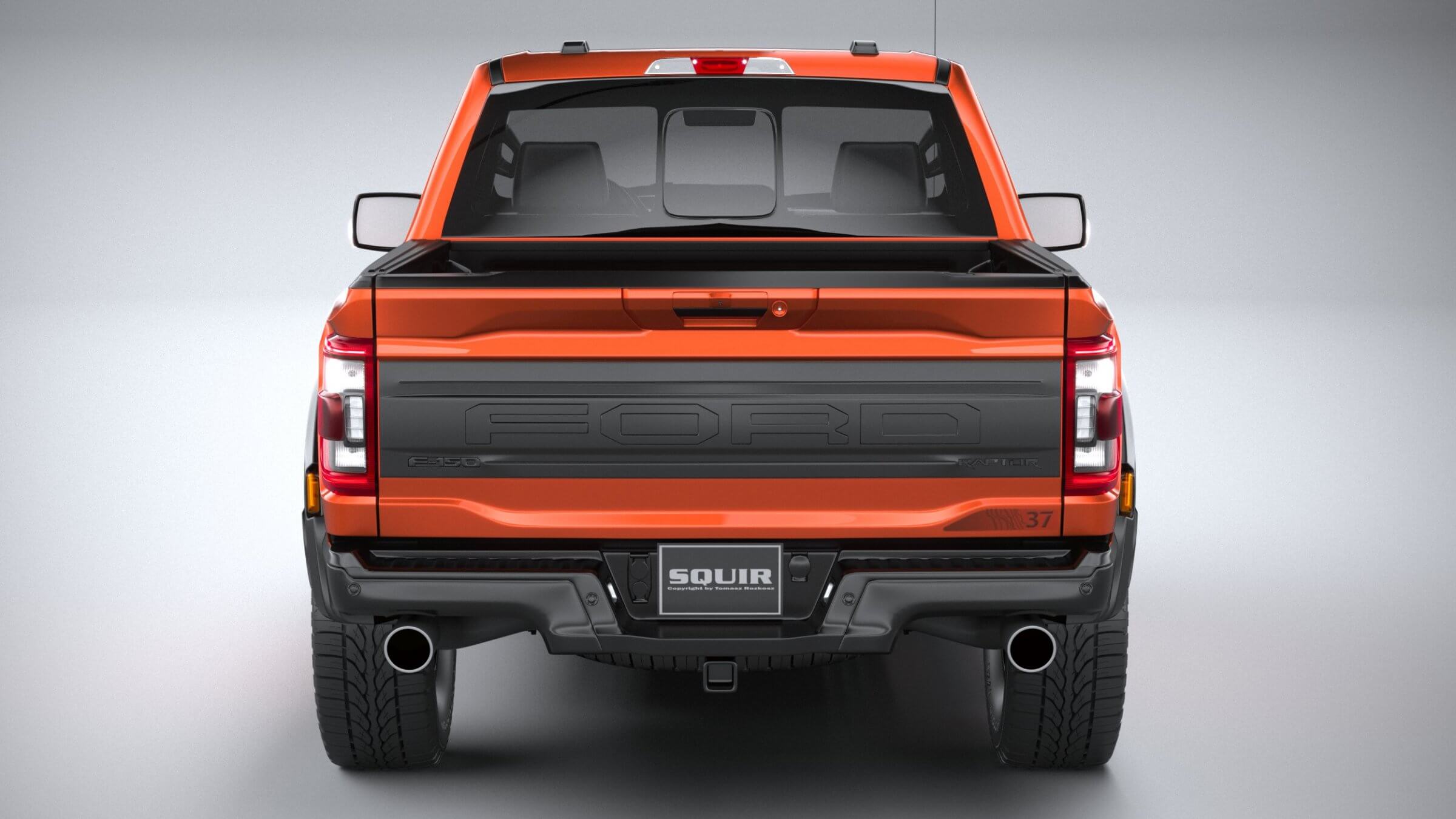 Ford F150 Raptor Regular Cab 2022 - 3D Model by SQUIR