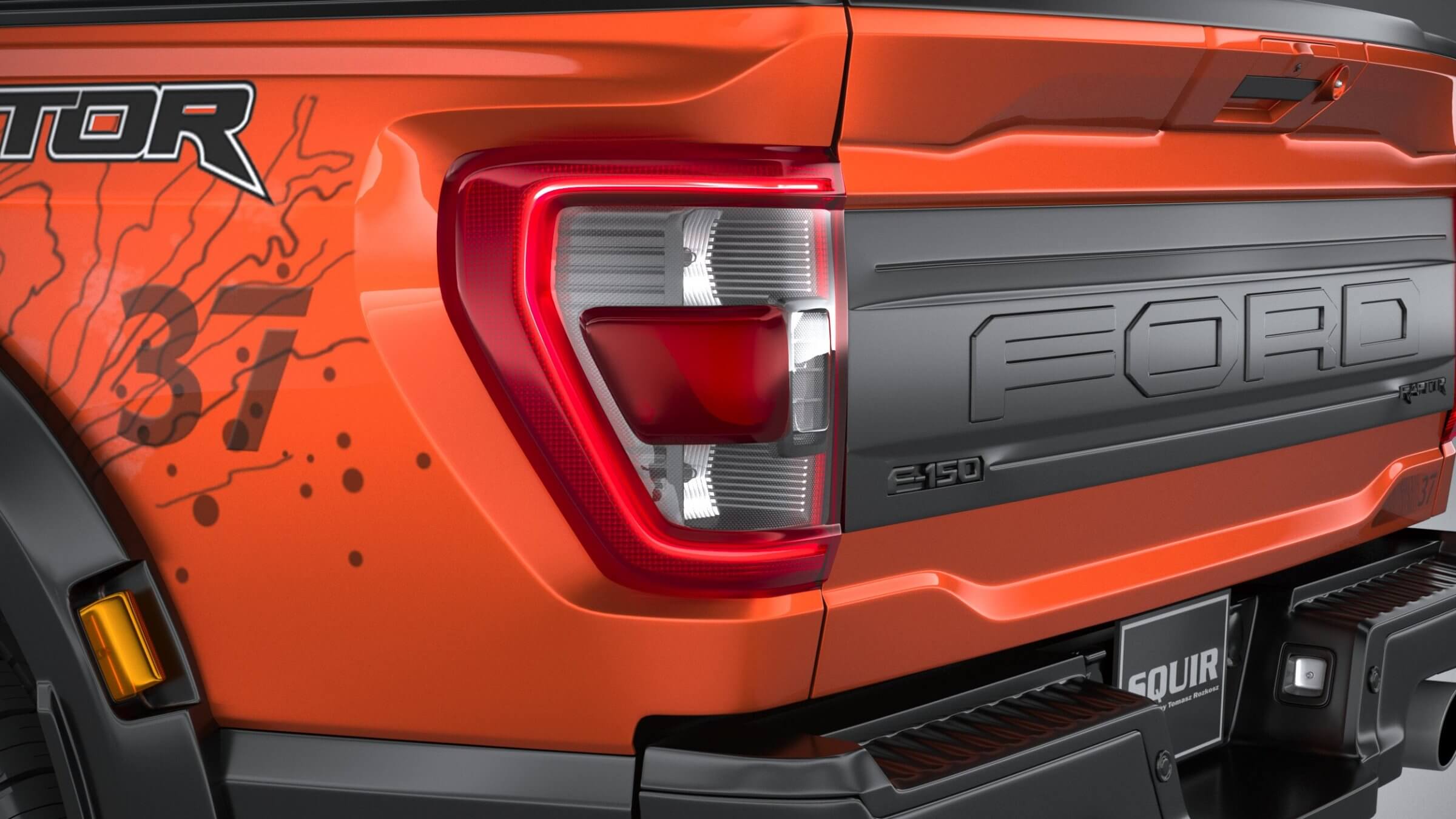 Ford F150 Raptor Regular Cab 2022 - 3D Model by SQUIR