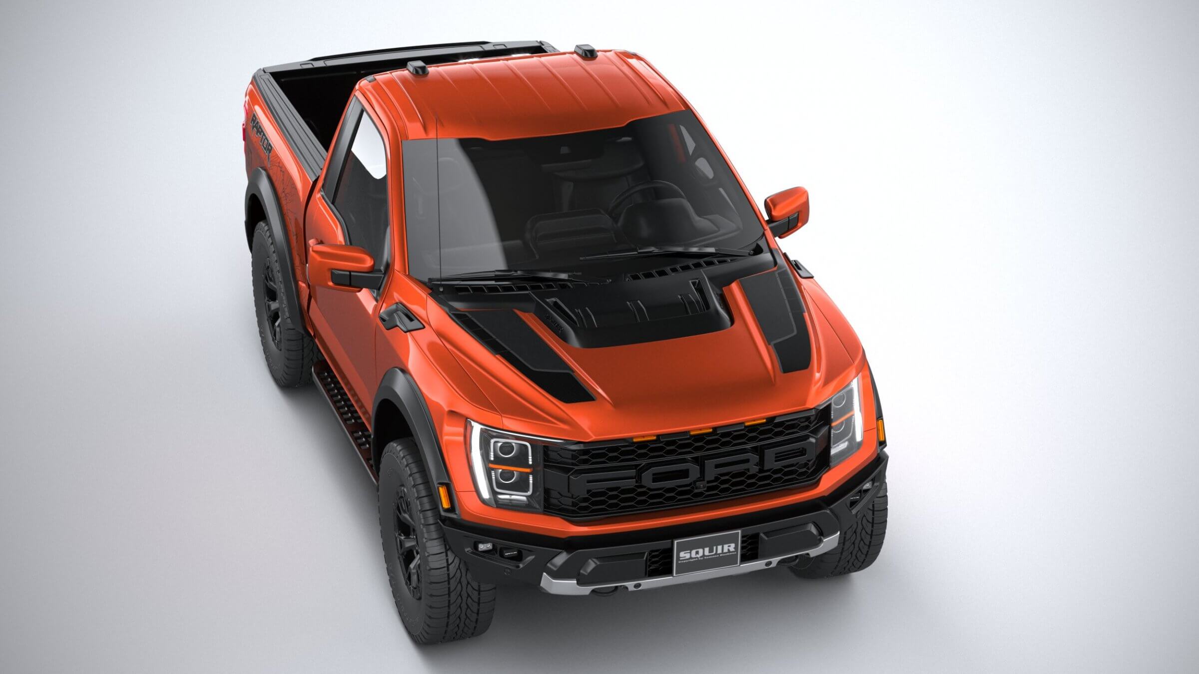 Ford F150 Raptor Regular Cab 2022 - 3D Model by SQUIR