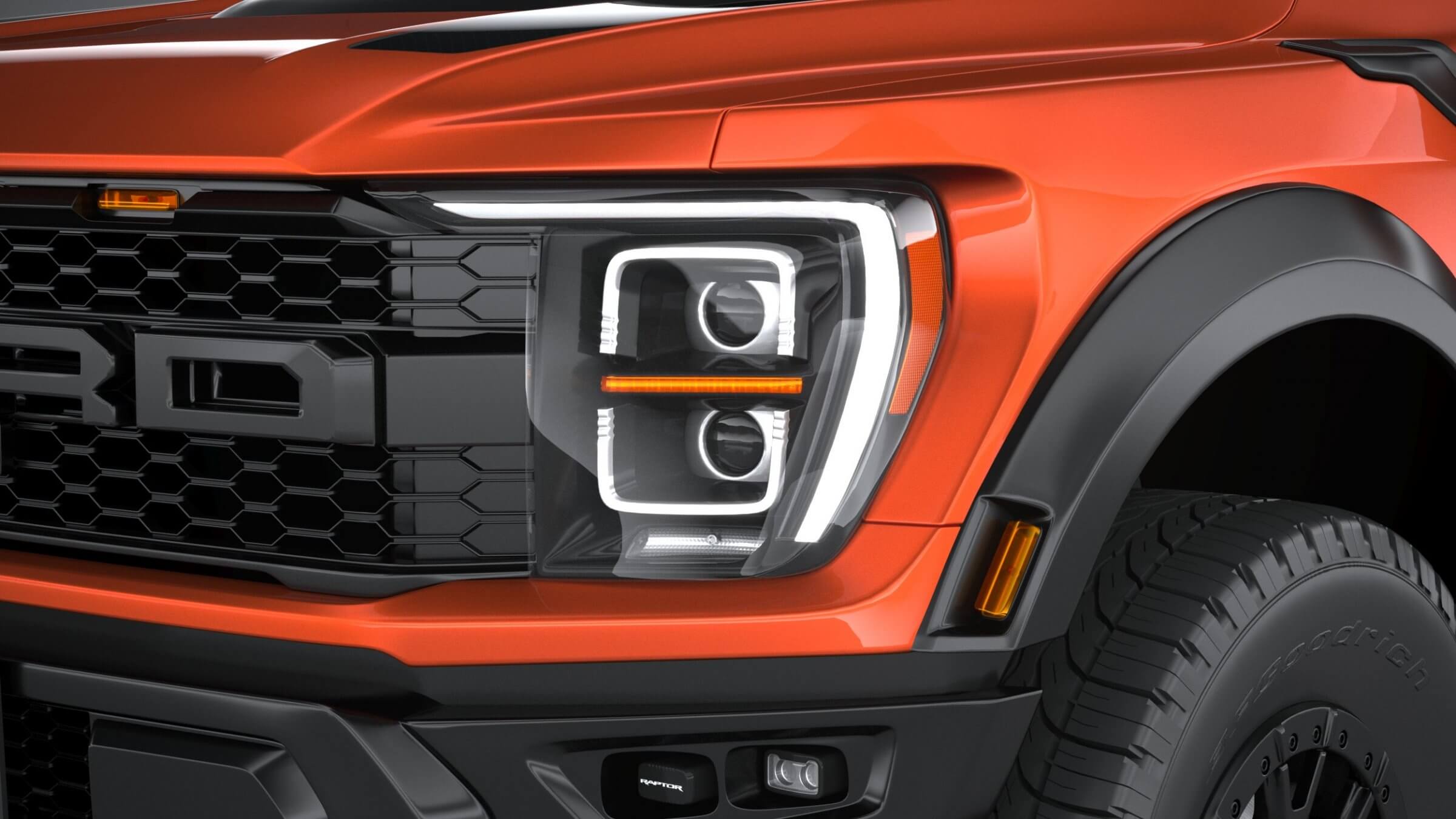 Ford F150 Raptor Regular Cab 2022 - 3D Model by SQUIR