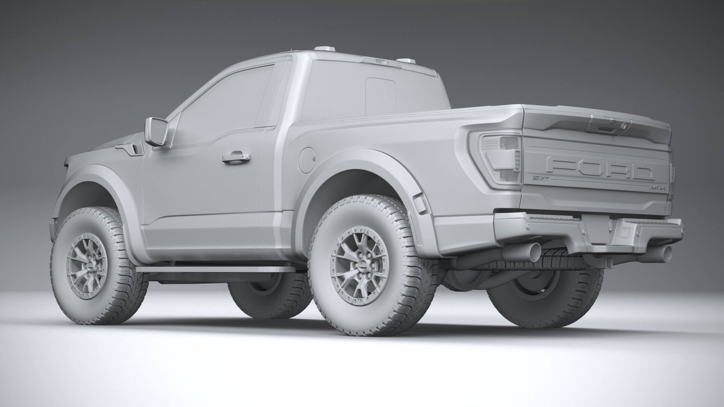 Ford F150 Raptor Regular Cab 2022 - 3D Model by SQUIR