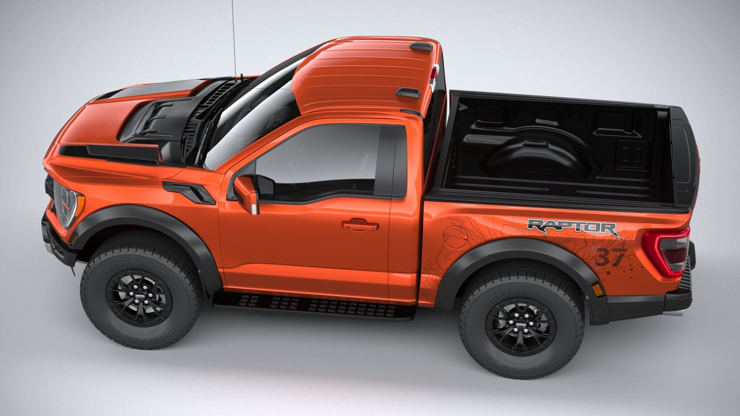 Ford F150 Raptor Regular Cab 2022 - 3D Model by SQUIR