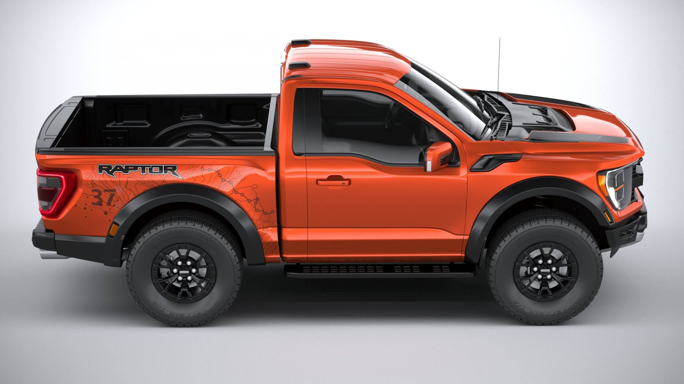 Ford F150 Raptor Regular Cab 2022 - 3D Model by SQUIR