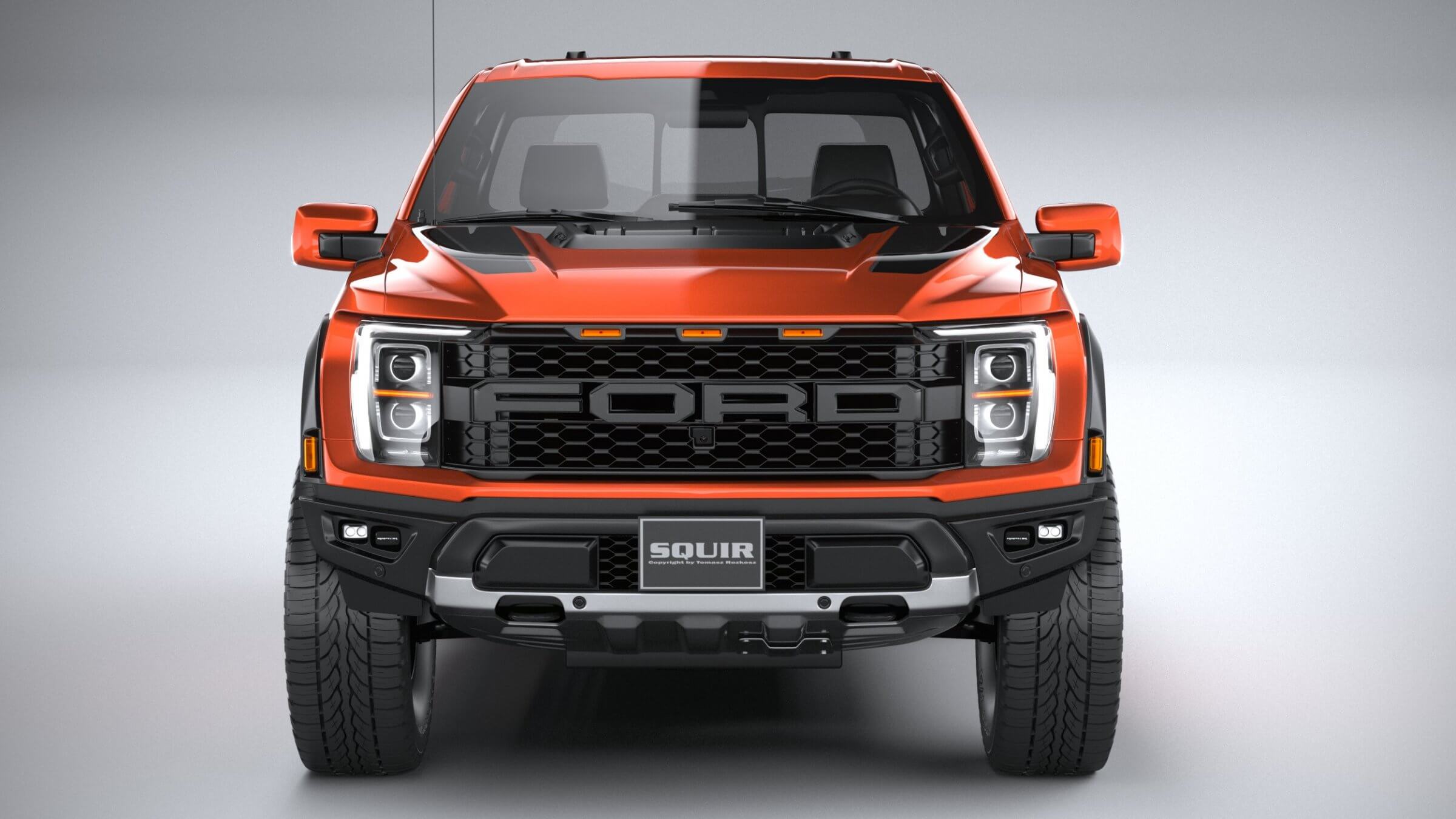Ford F150 Raptor Regular Cab 2022 - 3D Model by SQUIR