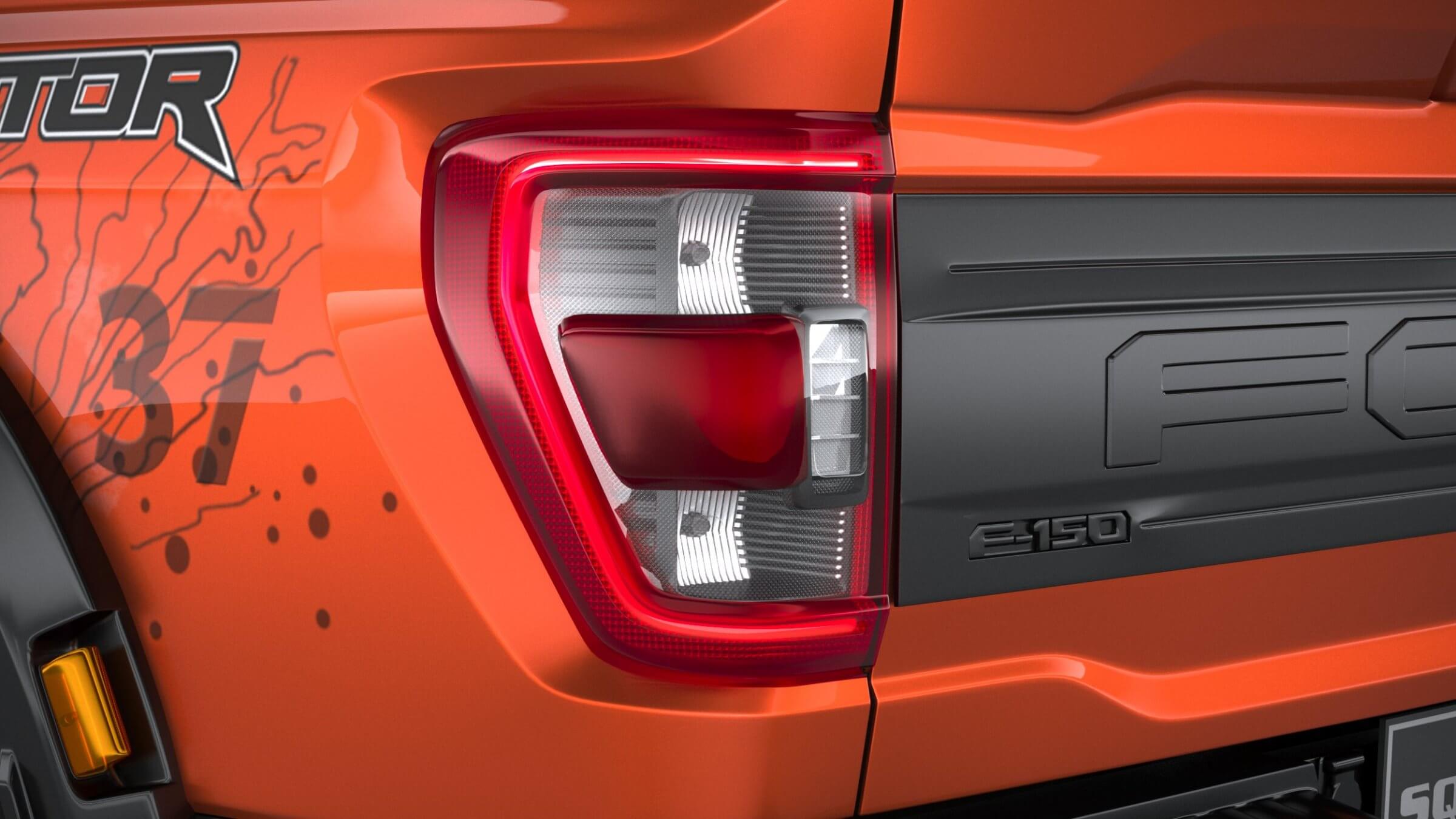 Ford F150 Raptor Regular Cab 2022 - 3D Model by SQUIR