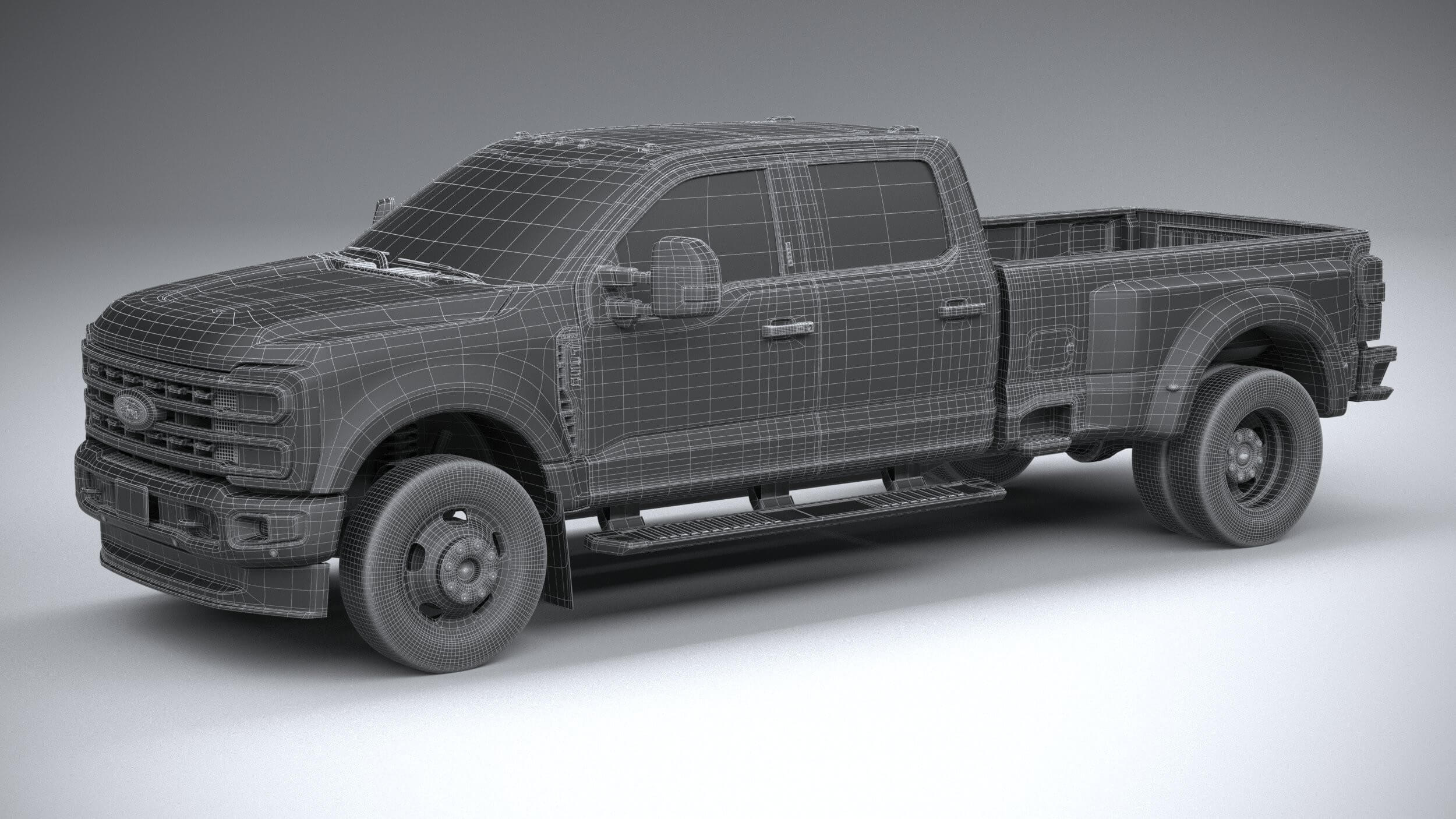 Ford F350 Superduty 2023 - 3D Model by SQUIR