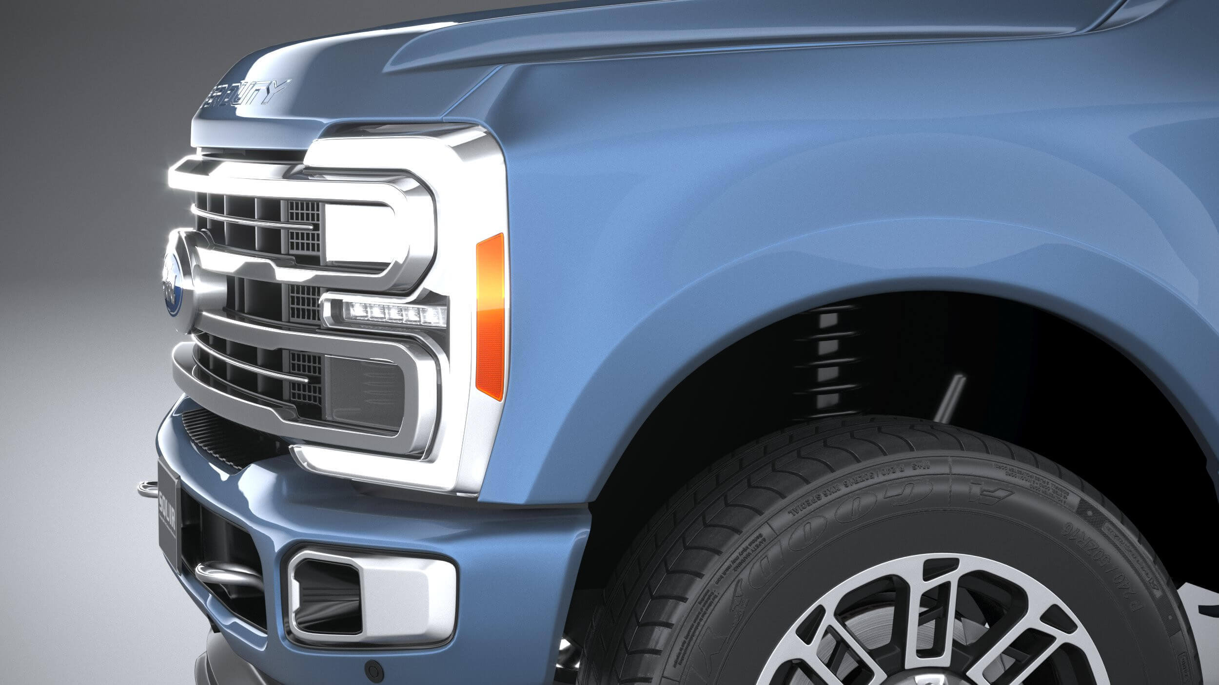 Ford F350 Superduty Limited Edition 2023 - 3D Model by SQUIR