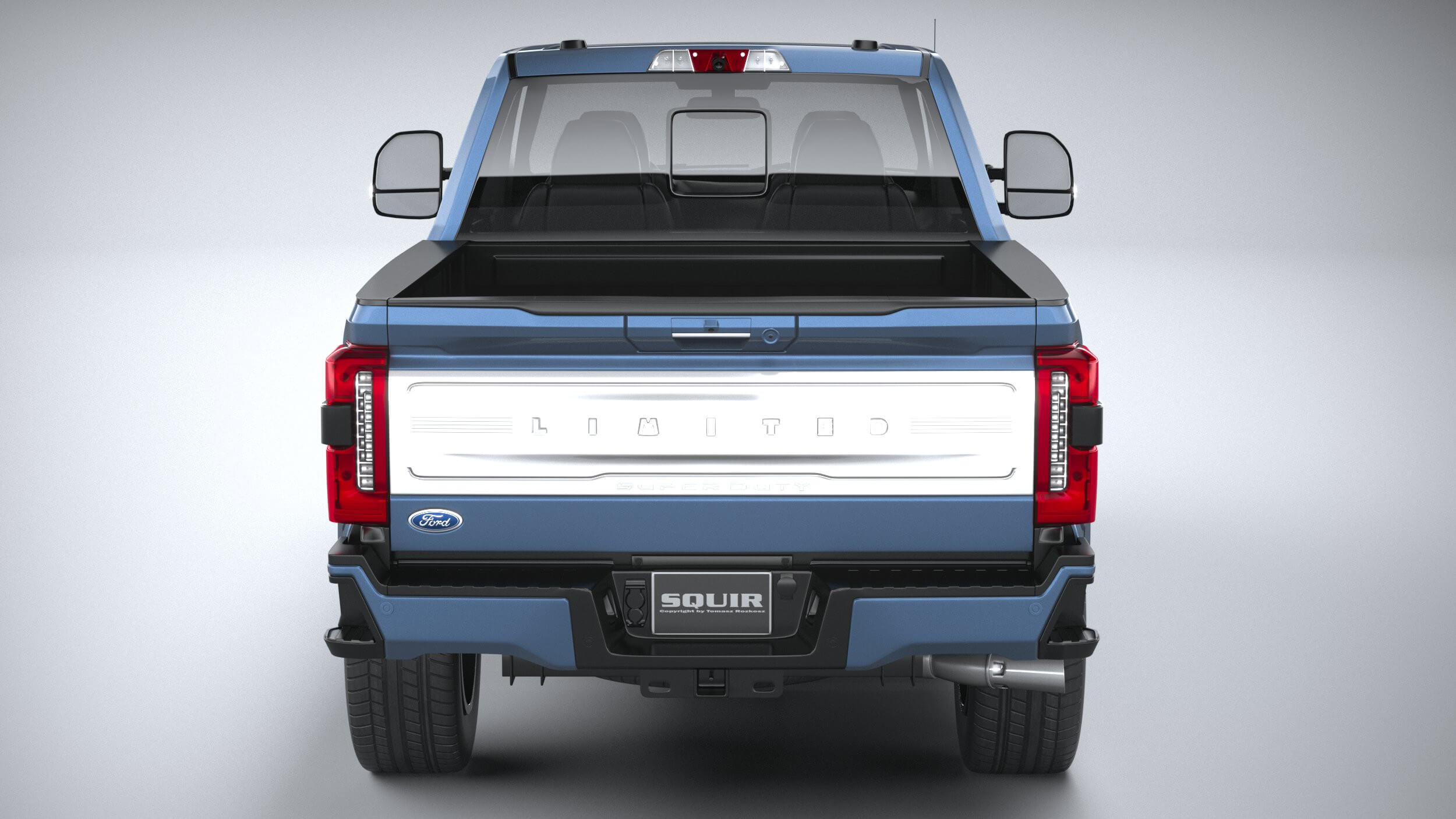 Ford F350 Superduty Limited Edition 2023 - 3D Model by SQUIR