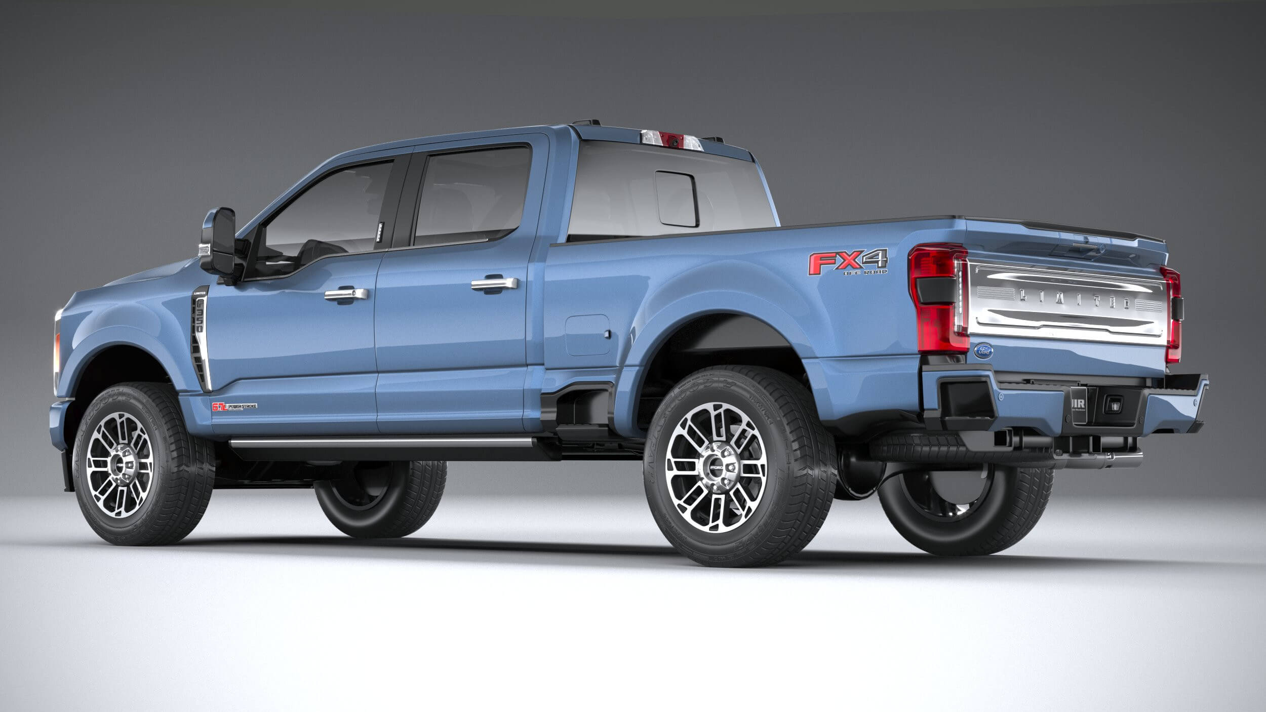 Ford F350 Superduty Limited Edition 2023 - 3D Model by SQUIR