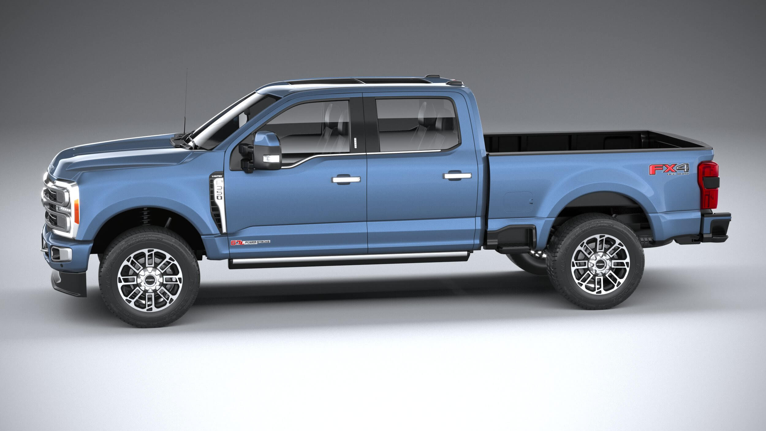 Ford F350 Superduty Limited Edition 2023 - 3D Model by SQUIR
