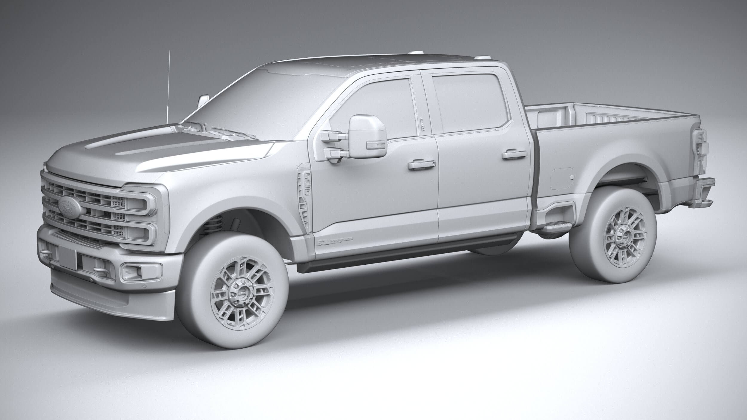 Ford F350 Superduty Limited Edition 2023 - 3D Model by SQUIR